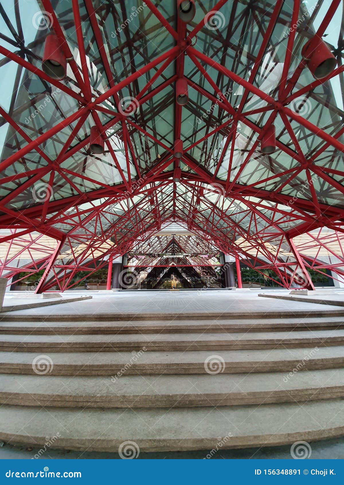 Red steel structure stock image. Image of structure - 156348891