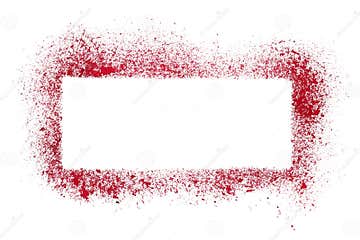 Red stencil frame stock illustration. Illustration of grubby - 83499364