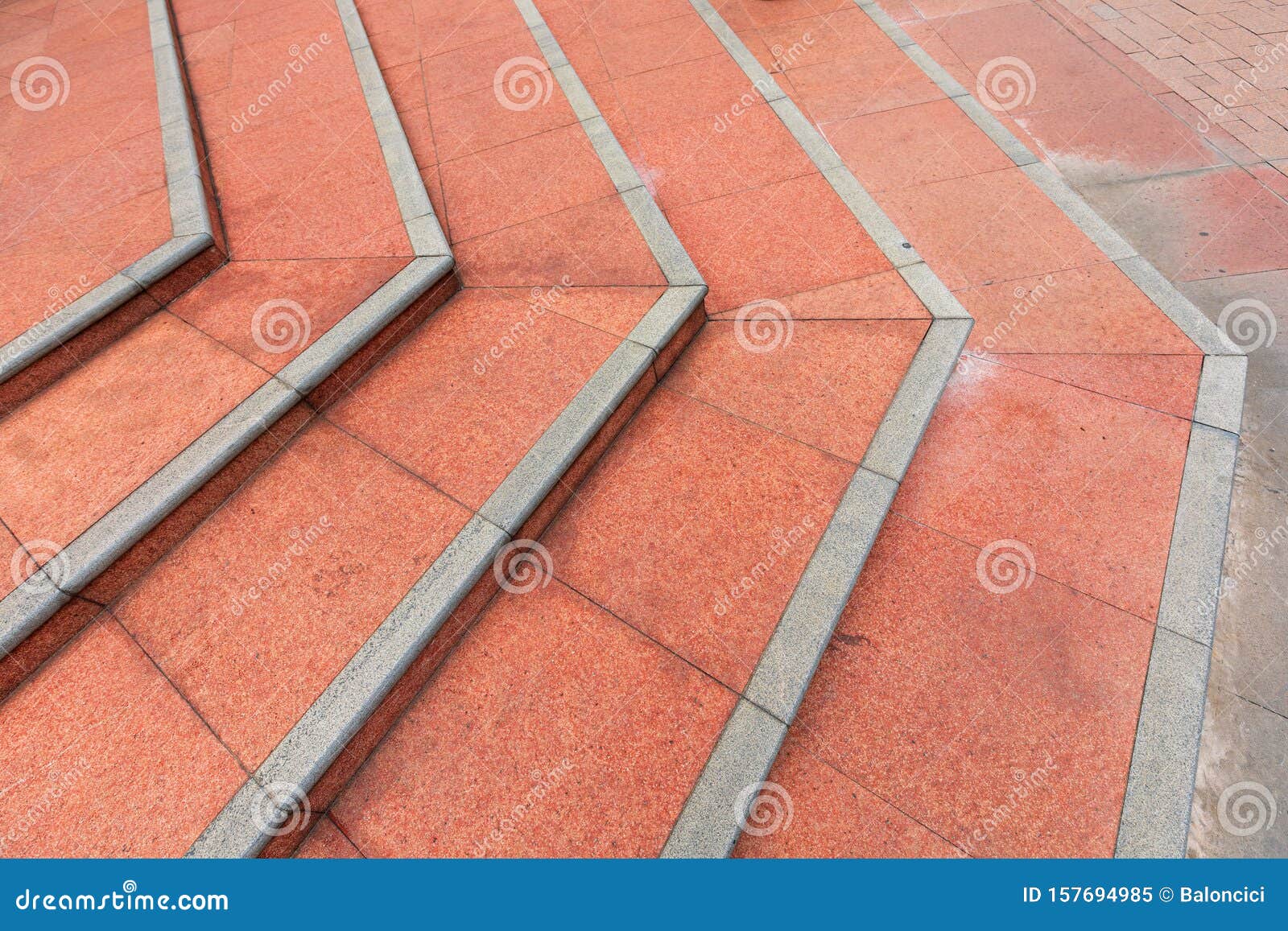 Red Steps stock image. Image of stairs, structure, external - 157694985
