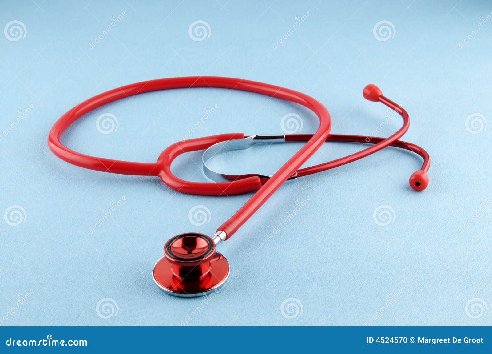 Red stethoscope stock photo. Image of diagnose, lung, exam - 4524570