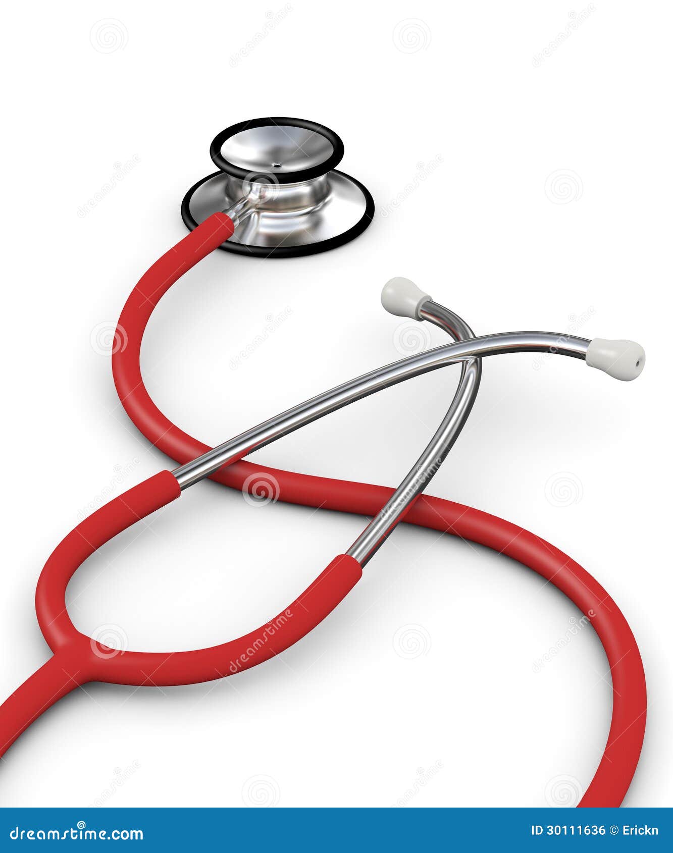 Red stethoscope stock illustration. Illustration of healthcare - 30111636