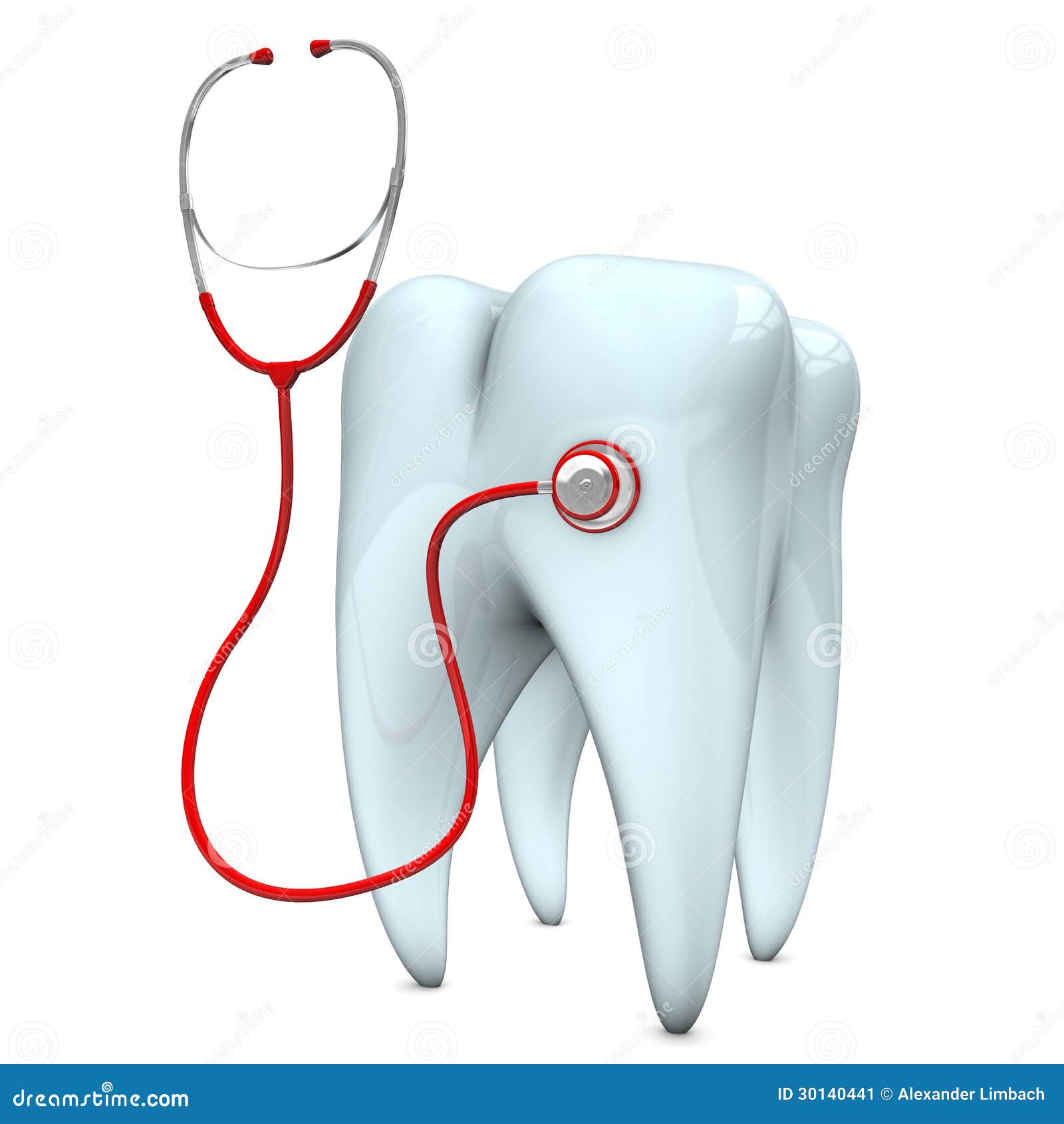 Stethoscope Tooth Stock Image - Image: 30140441