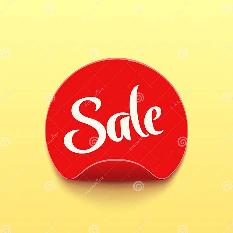 Red sticker 02 stock vector. Illustration of sticky, icon - 88373932