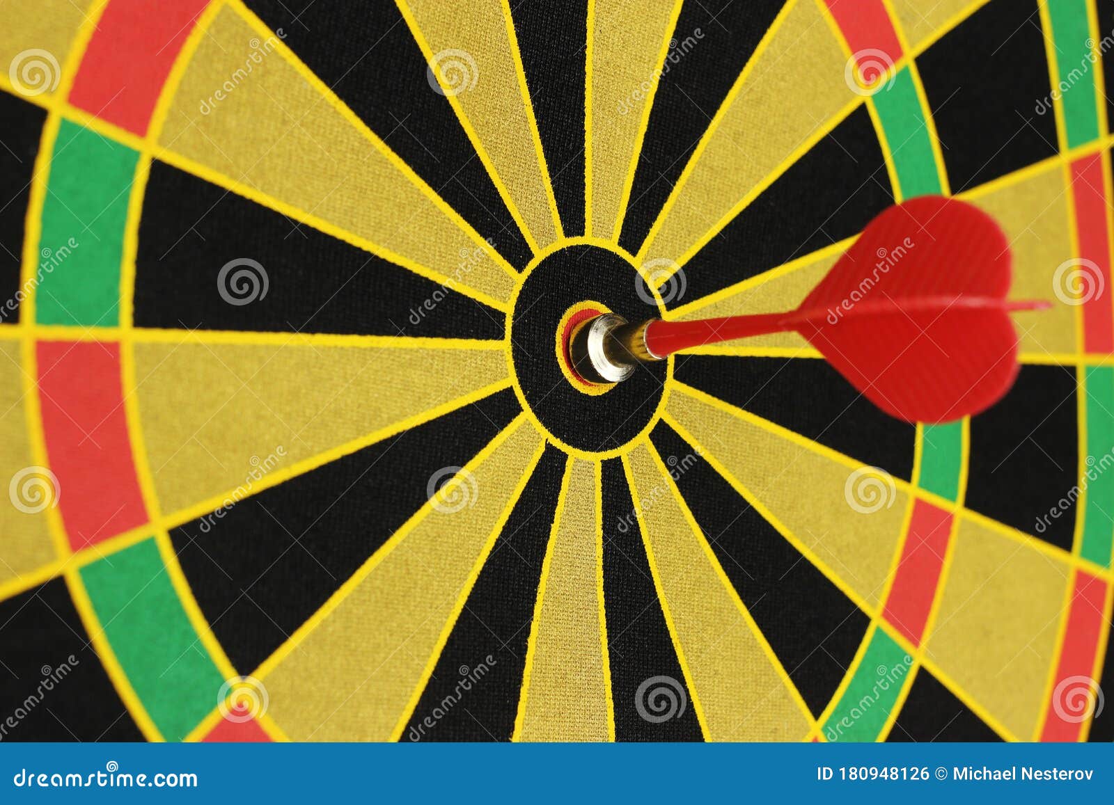 Red Sticks To Bullseye on a Dart Board Stock Photo - Image of sticks ...