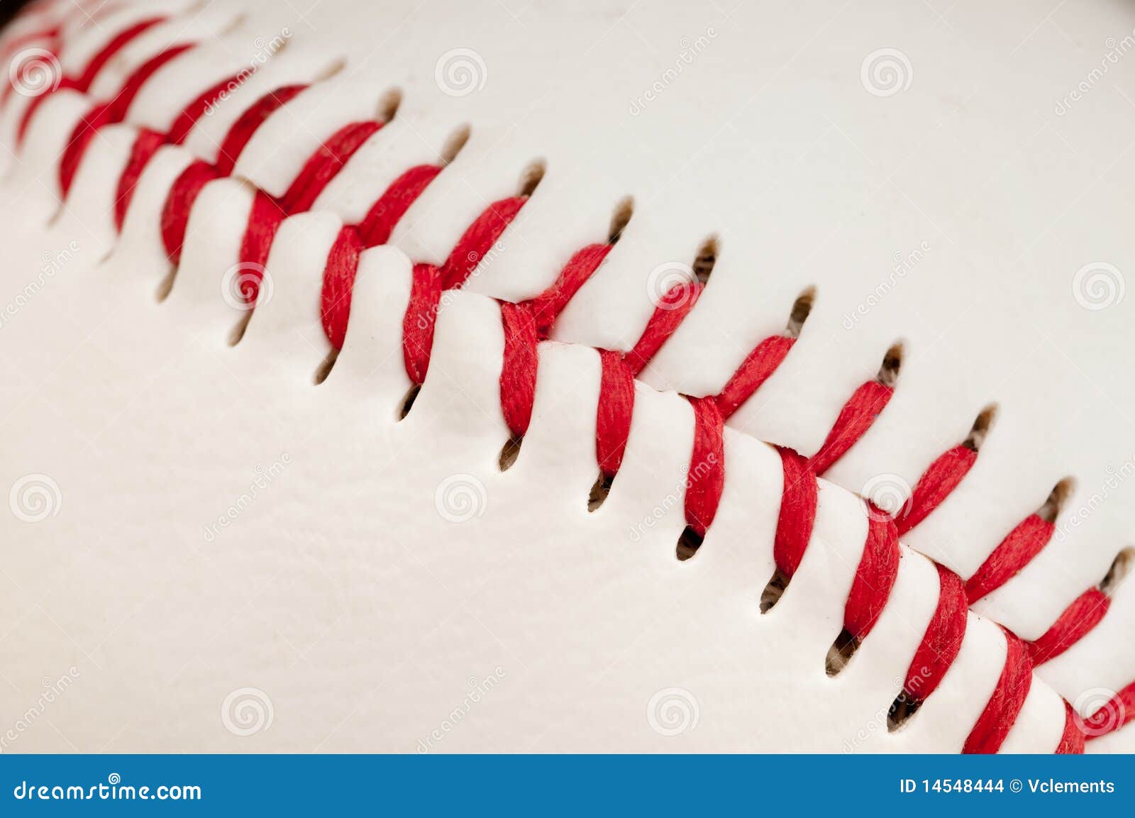 Red Stitches on the Seam Baseball Stock Photo - Image of throw, objects ...