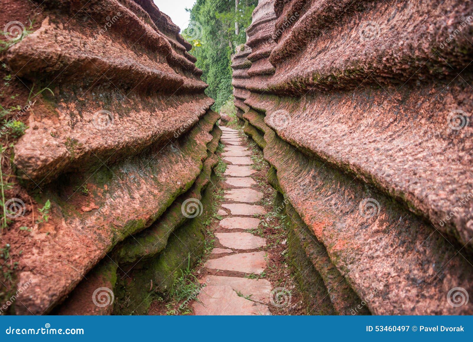 Red stone forest stock image. Image of national, china - 53460497