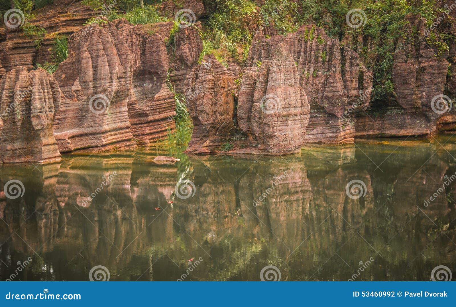 Red stone forest stock photo. Image of colors, park, china - 53460992
