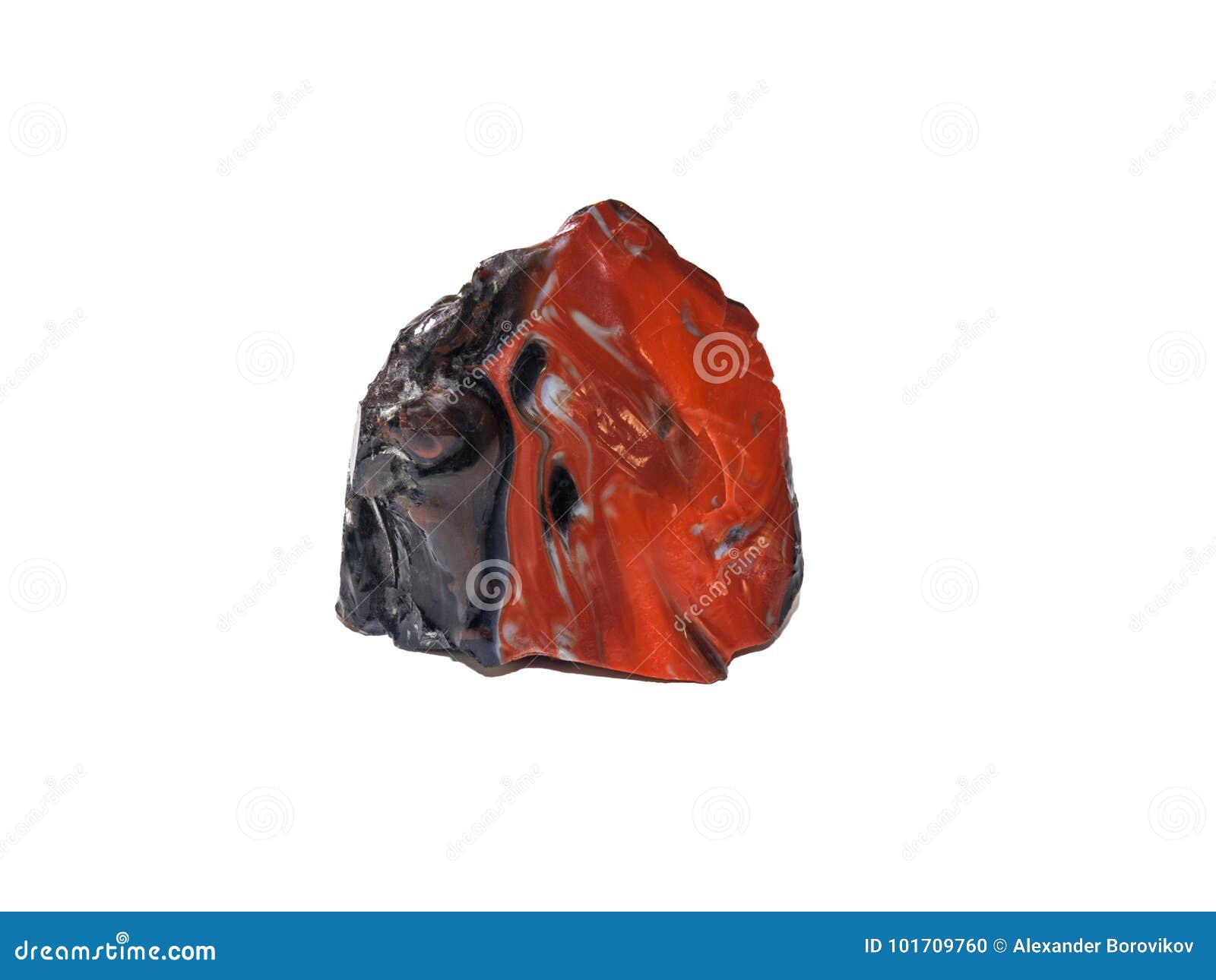 A red stone isolated stock photo. Image of accessories - 101709760