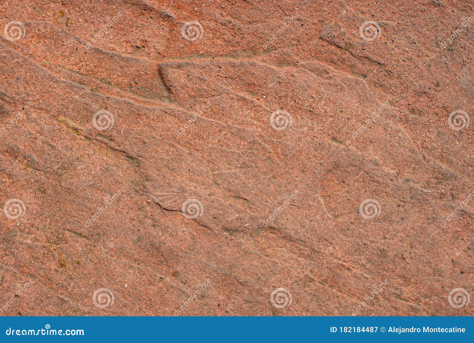 Red Stone Tile Texture Background. Orange Aged Wall Sandstone Surface ...