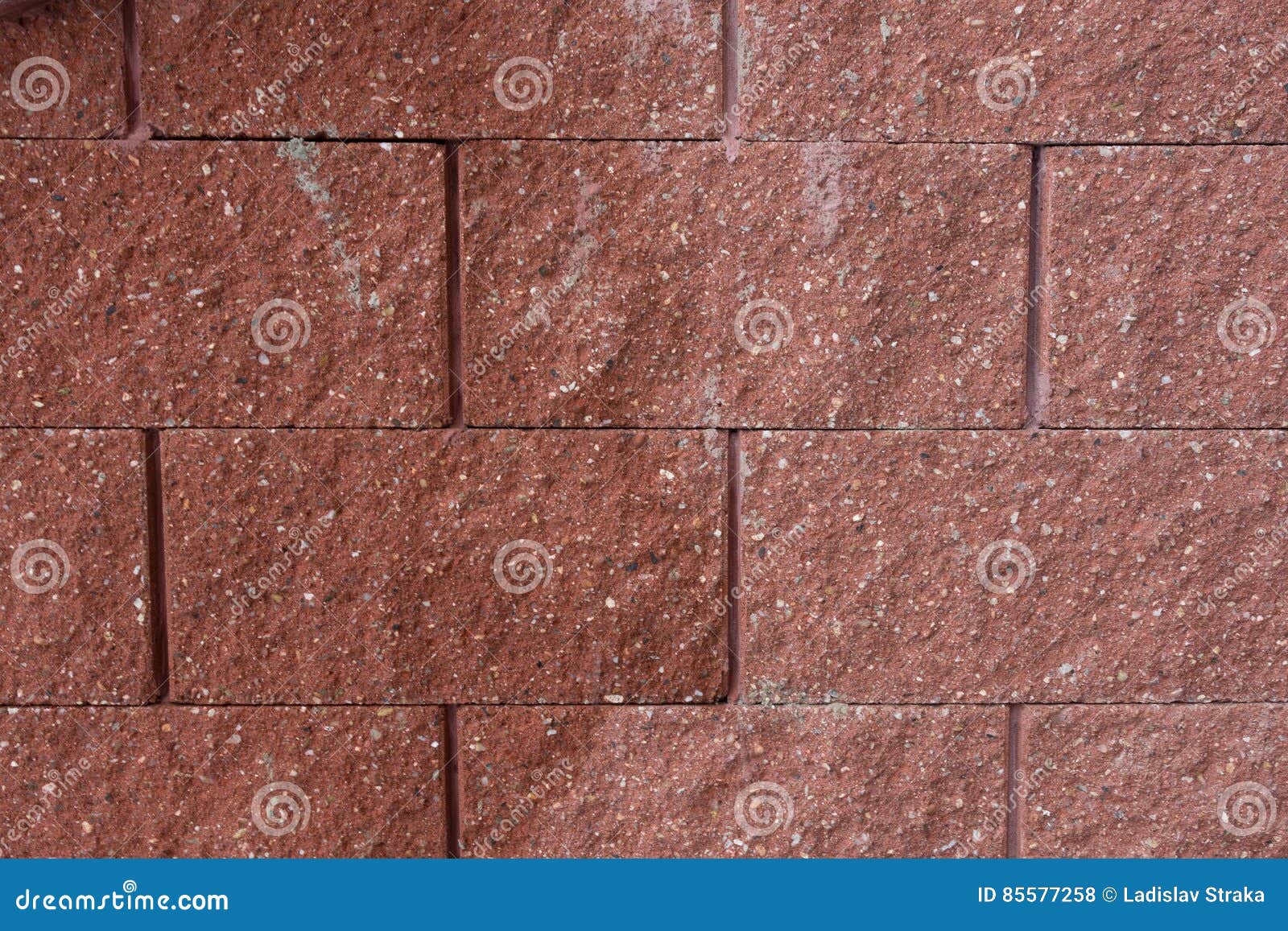 Red stone wall stock photo. Image of construction, block - 85577258