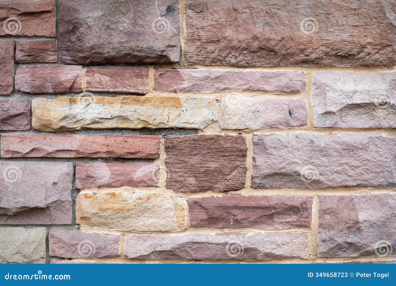 Red Stone Wall Texture - Natural Rock Surface Background for Design ...