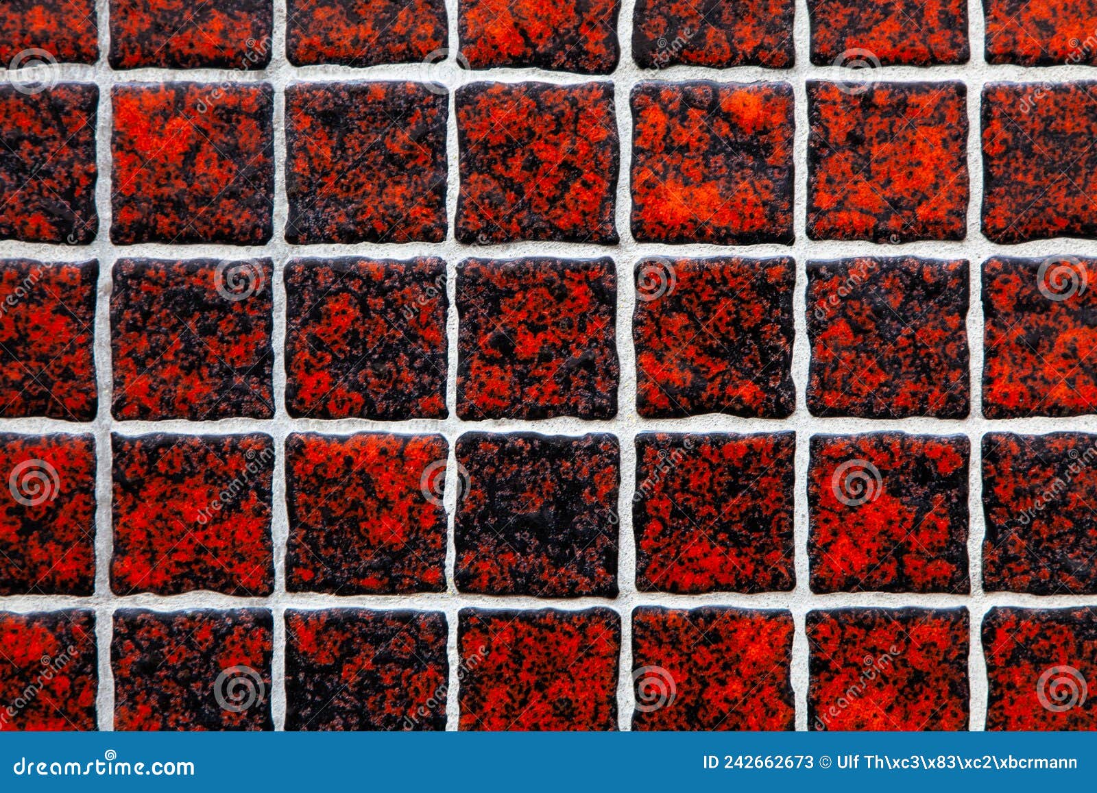 Red Stone Wall Tile Pattern Abstract Background Texture Stock Image ...