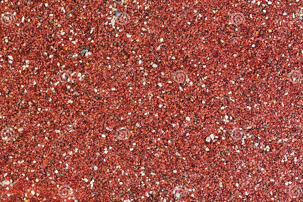 Red Stones Background. Textured Surface Covered with Small Stones ...