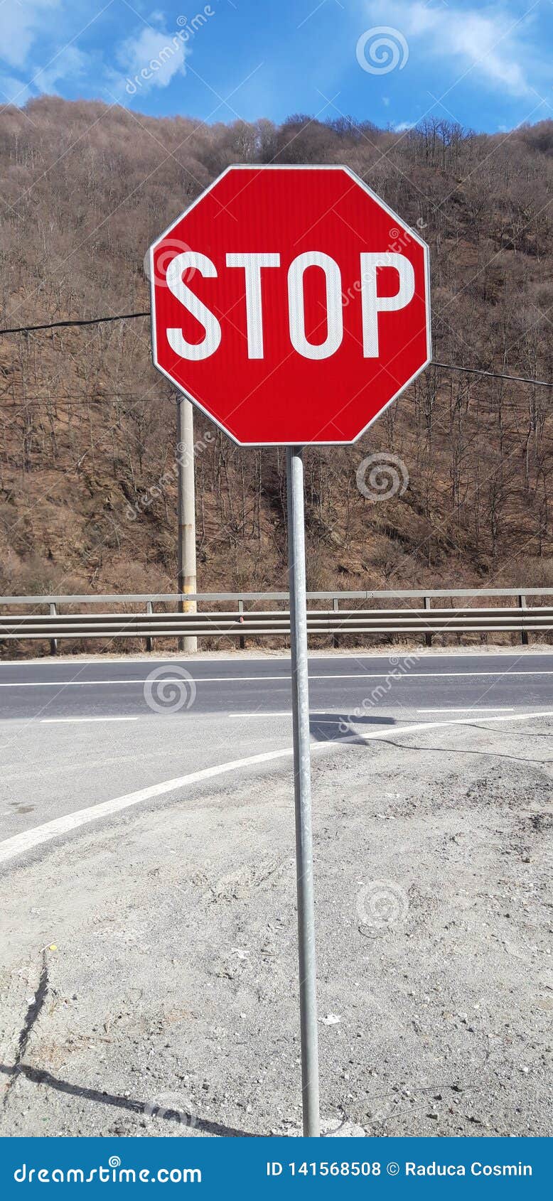 Red stop indicator stock photo. Image of entrance, background - 141568508