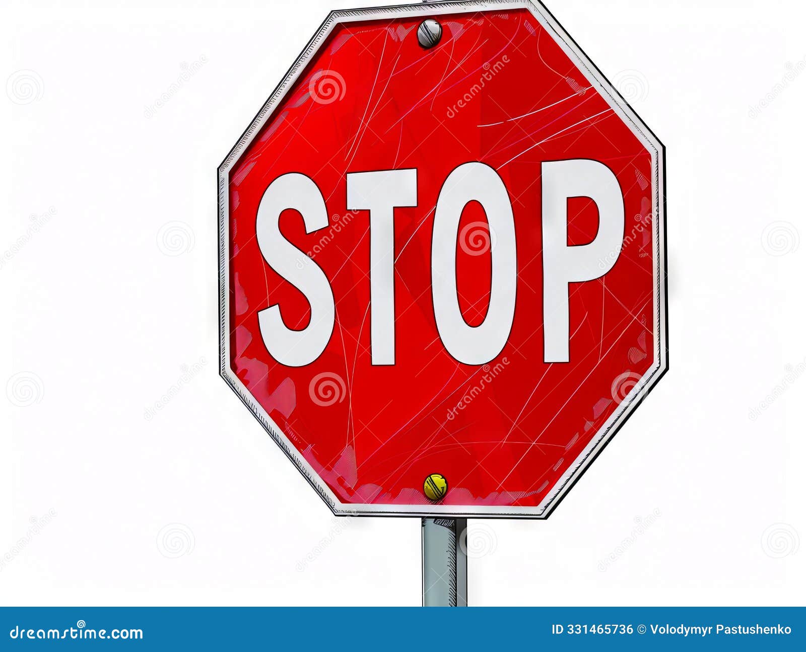 A Red Stop Sign with a Broken Glass on it Stock Photo - Image of broken ...