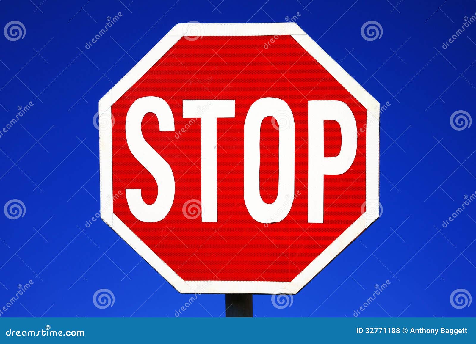 Red stop sign stock photo. Image of metal, halt, clear - 32771188