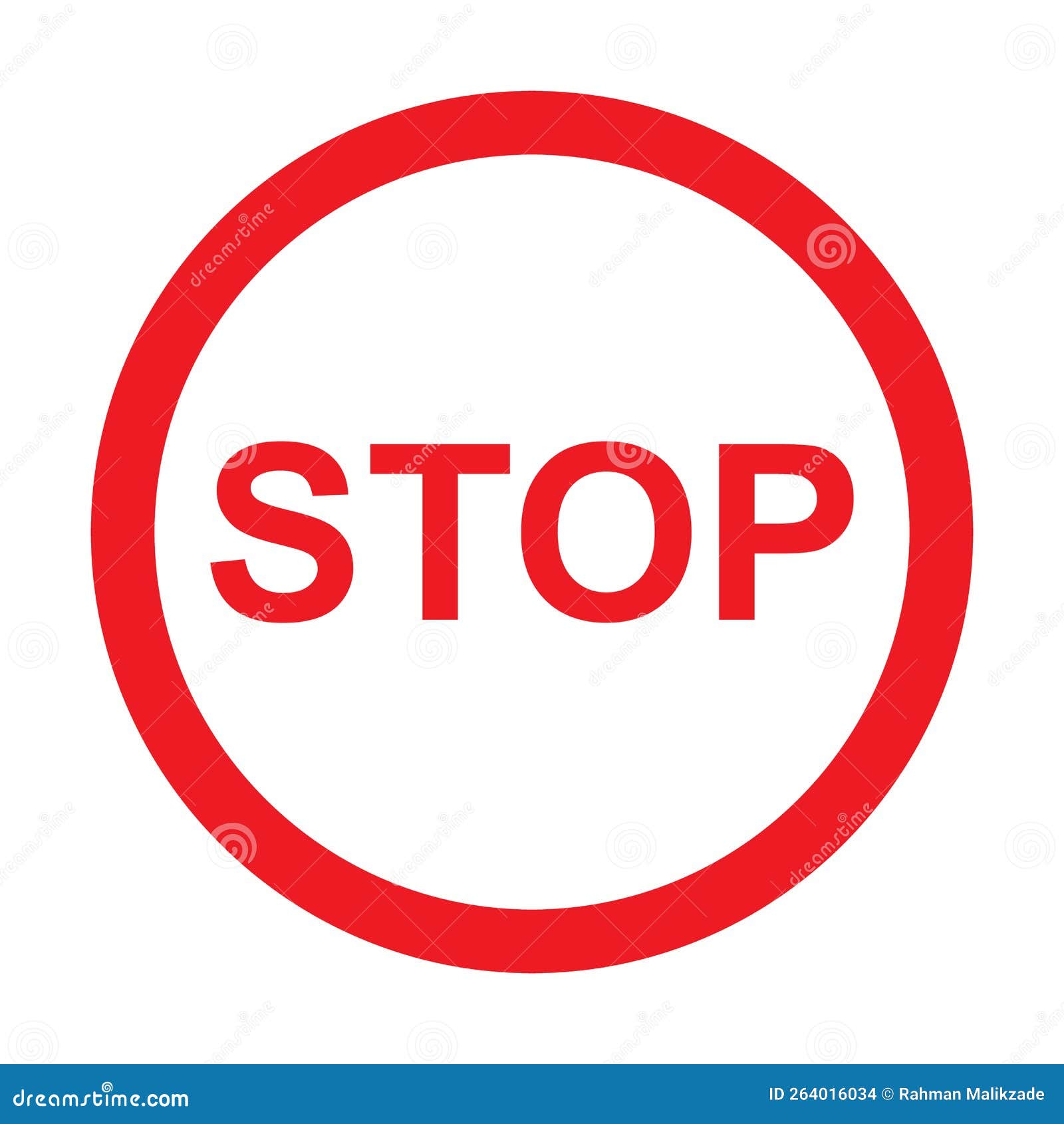 Red Stop Sign Icon. Road Sign Vector Illustration Stock Vector ...