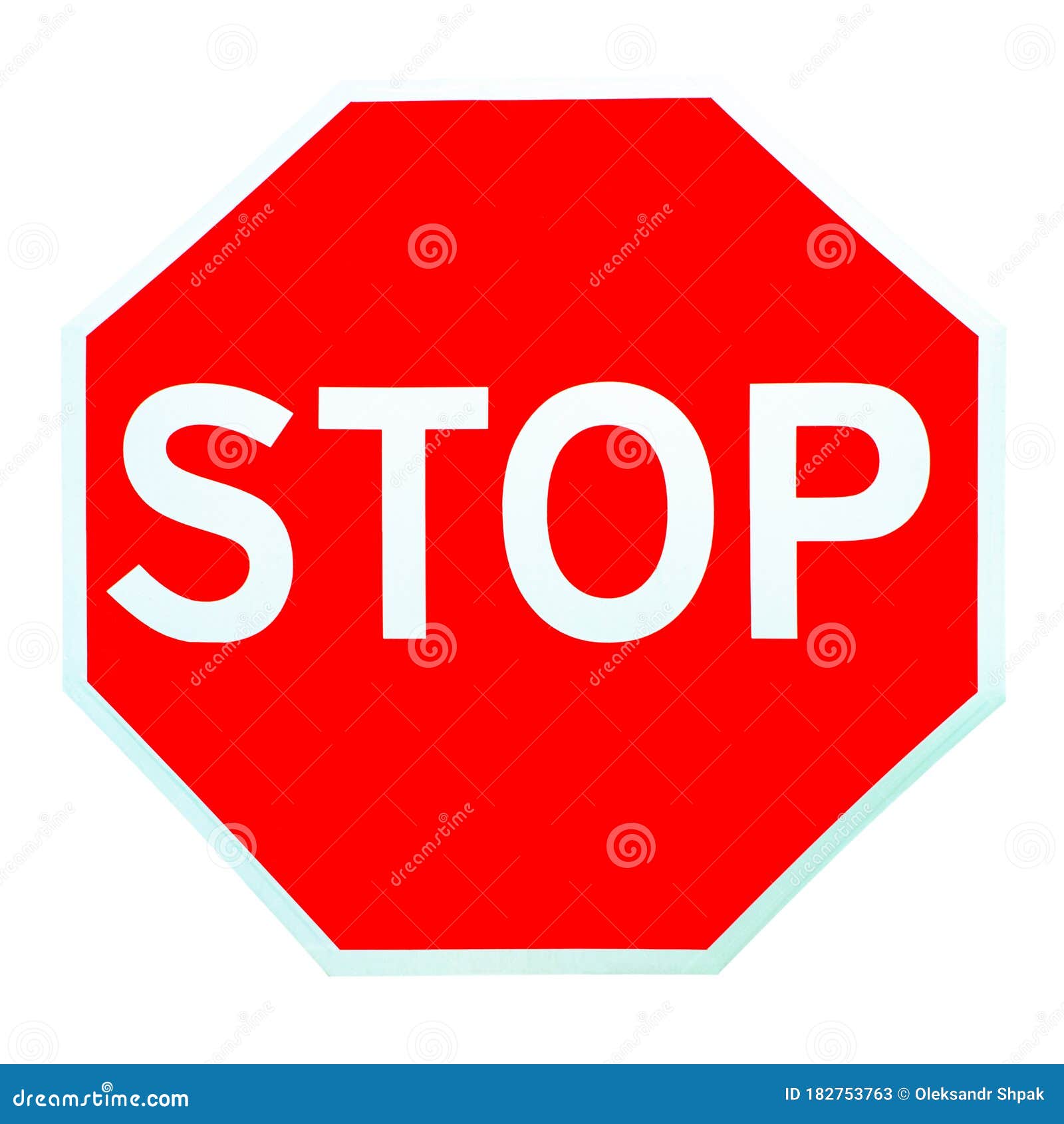 Red Stop Sign Isolated on White Background Stock Image - Image of halt ... Red Stop Sign Isolated on White Background Stock Image - Image of halt ...