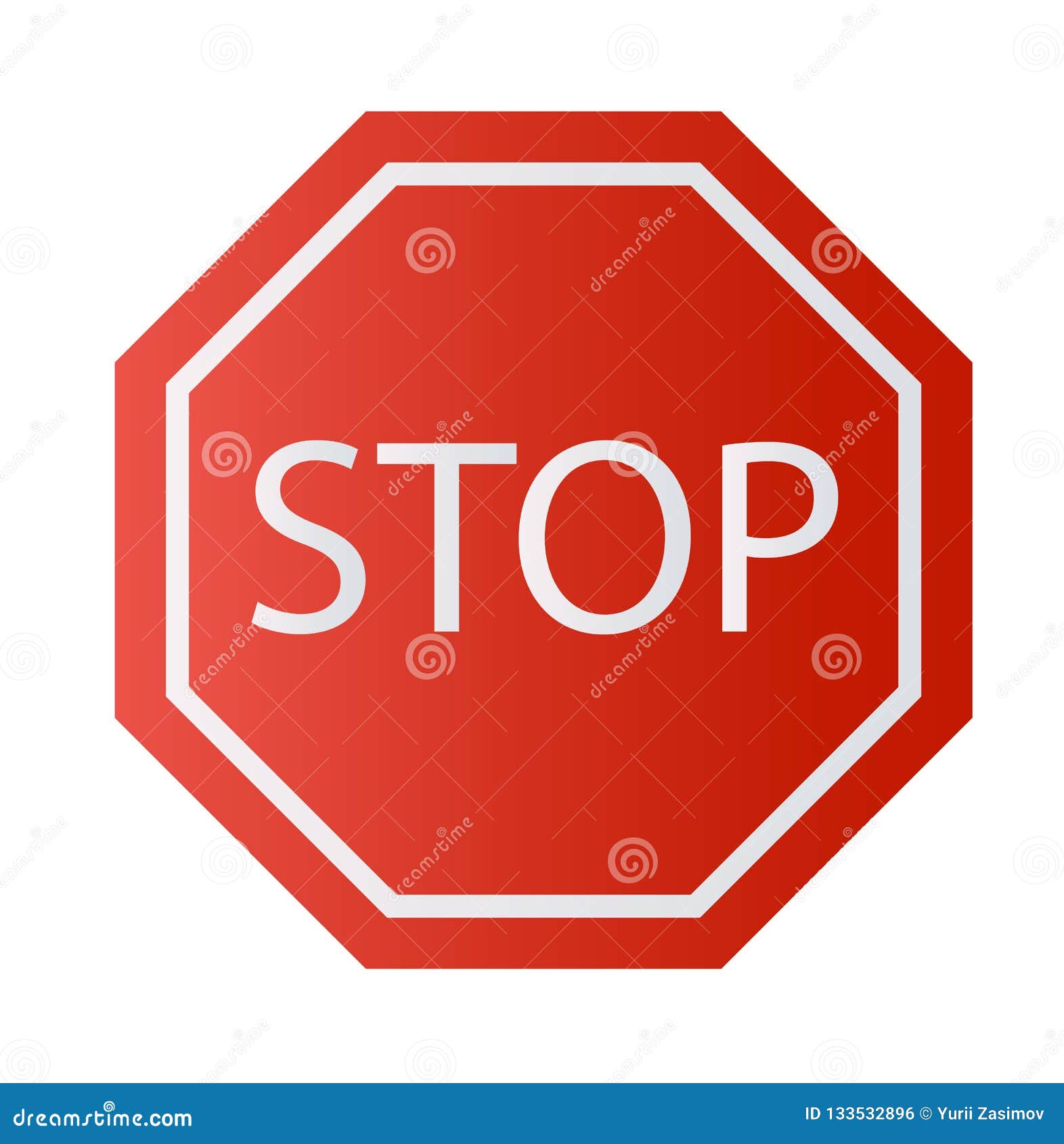 Red Stop Sign Isolated on White Background. Traffic Regulatory Warning ... Red Stop Sign Isolated on White Background. Traffic Regulatory Warning ...