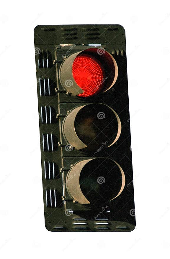 Red Stoplight stock image. Image of clipping, path, stoplight - 13468907