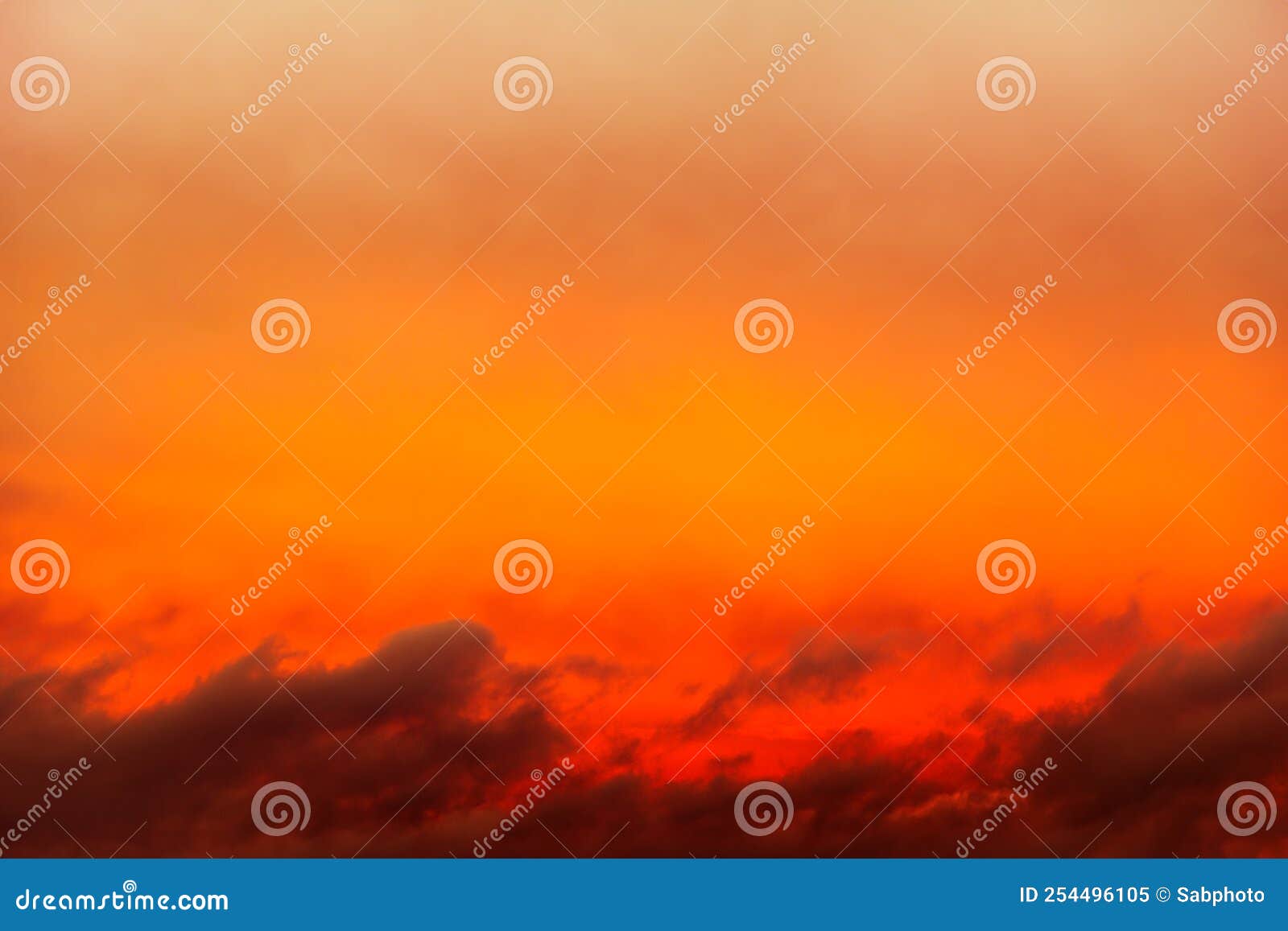Red Storm Clouds with a Light Stock Image - Image of large, luminary ...