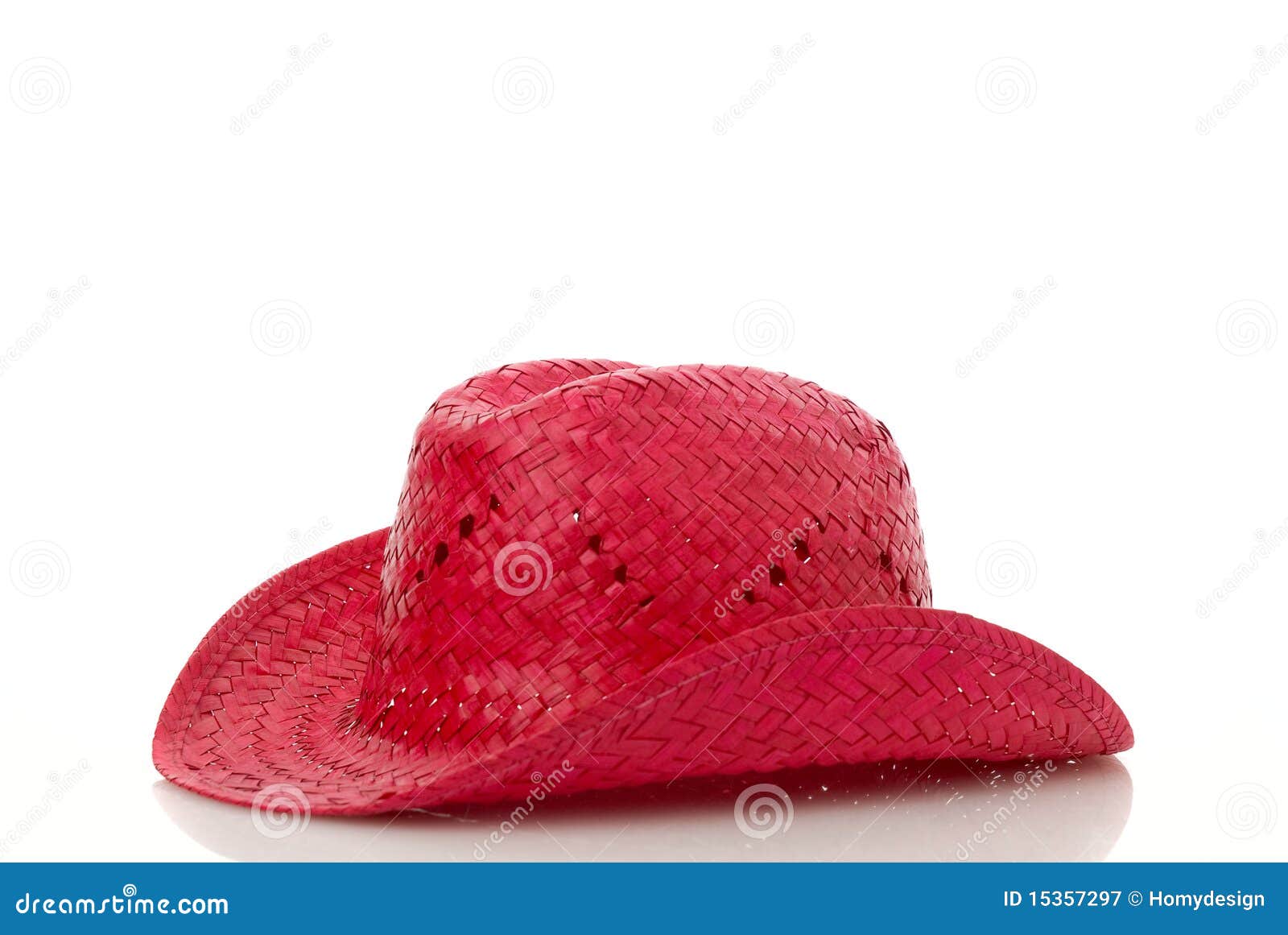 Red Straw hat stock image. Image of headwear, sunhat - 15357297