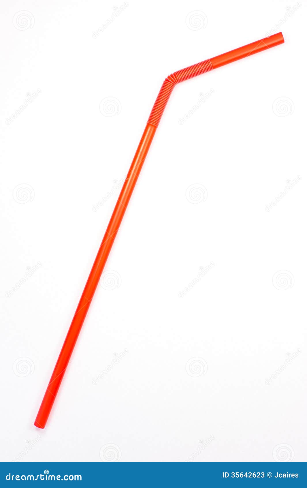 Red Straw Isolated in a White Background Stock Image - Image of thirsty ...