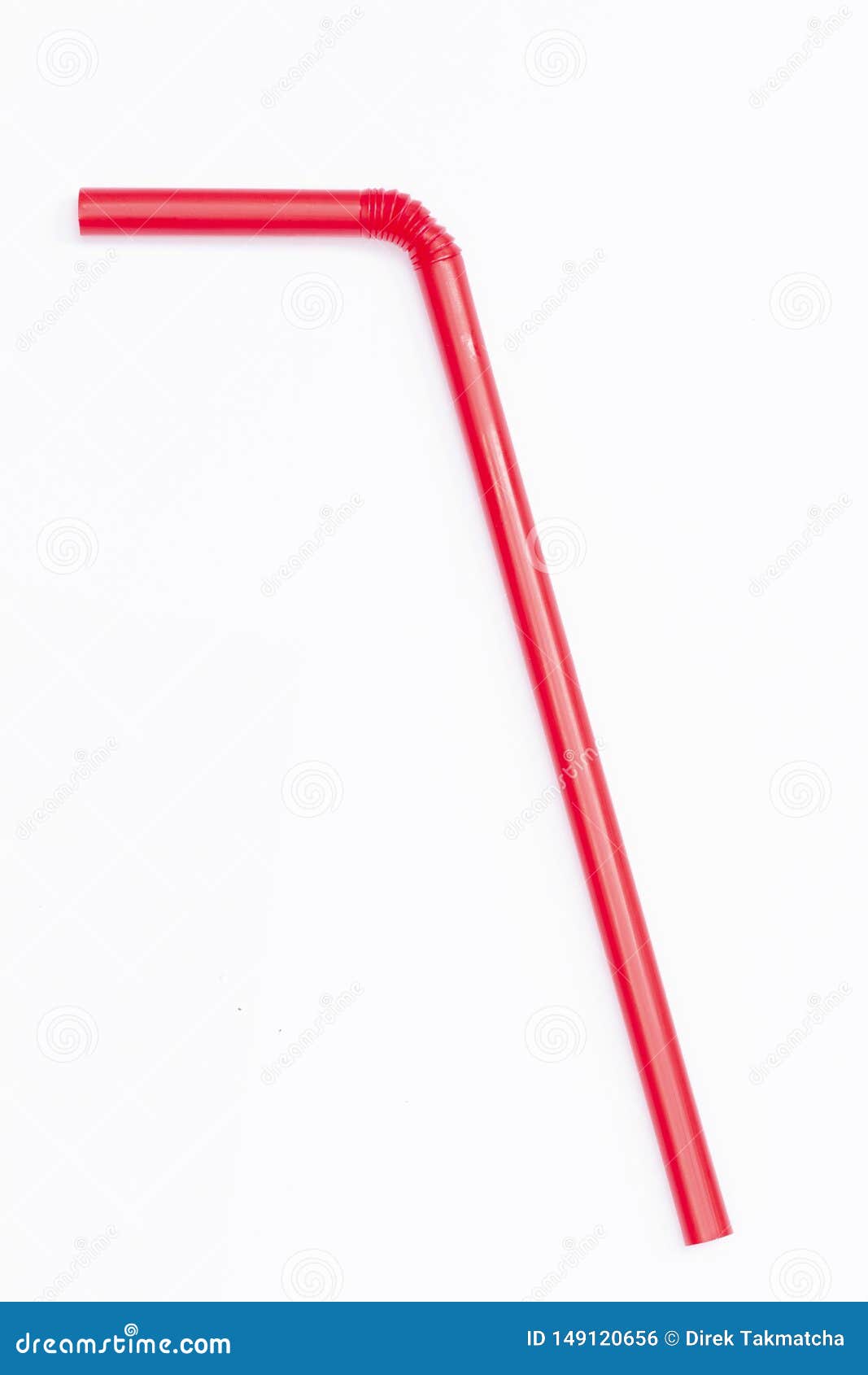 Red straw isolated stock photo. Image of single, water - 149120656
