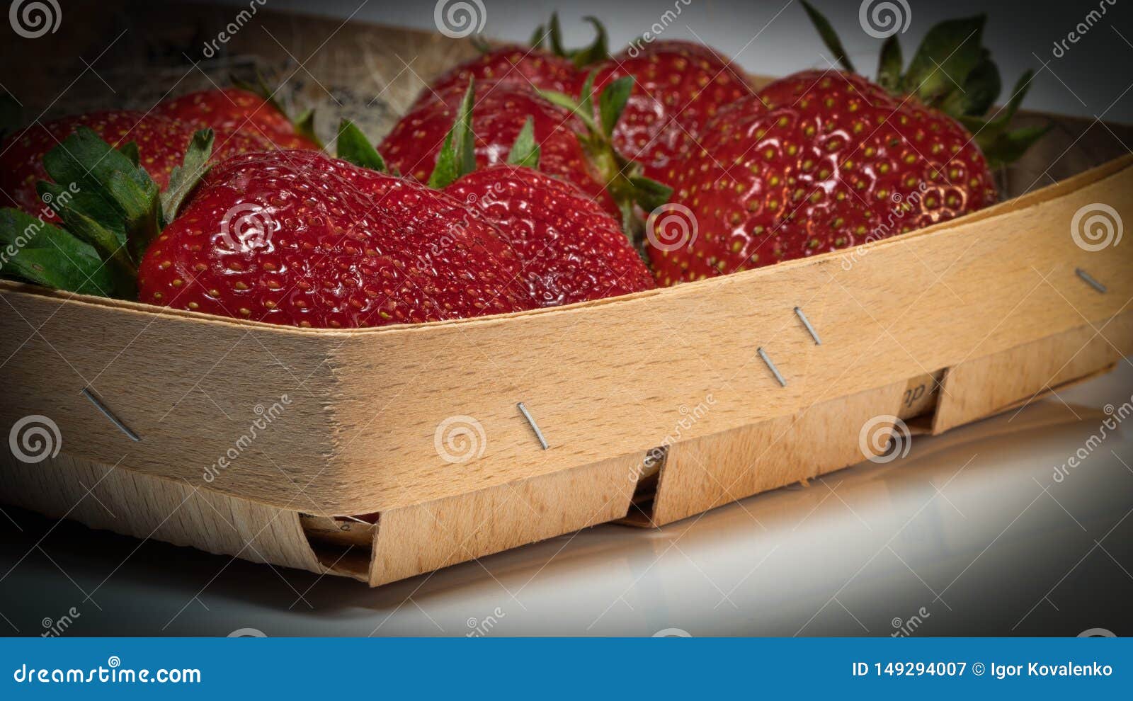 Red Strawberries Lay on the Table Stock Image - Image of artists ...