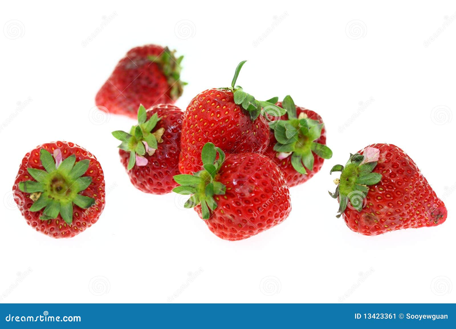 Red strawberry stock image. Image of green, breakfast - 13423361