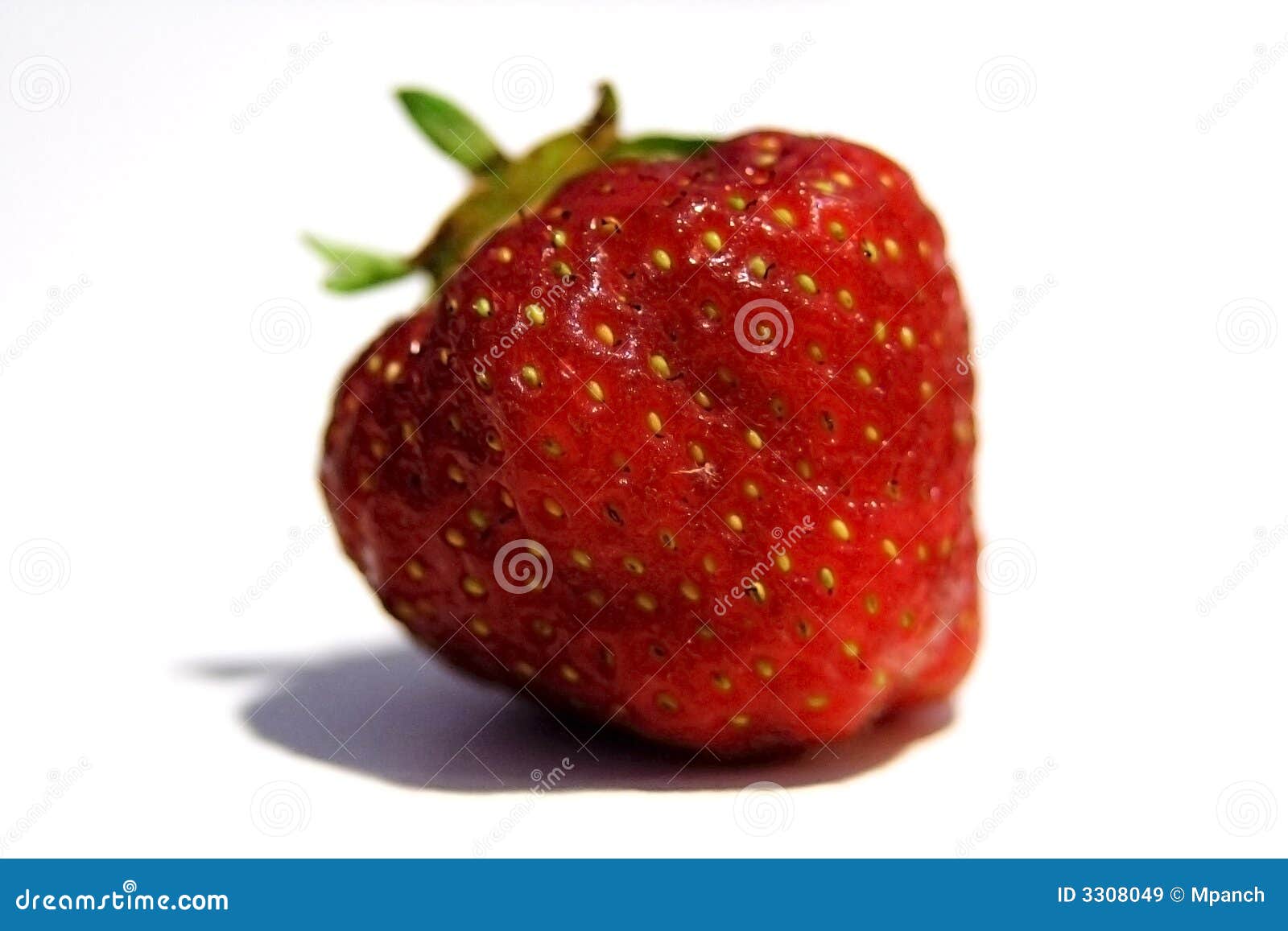 Red strawberry stock image. Image of makro, shadow, strawberry - 3308049