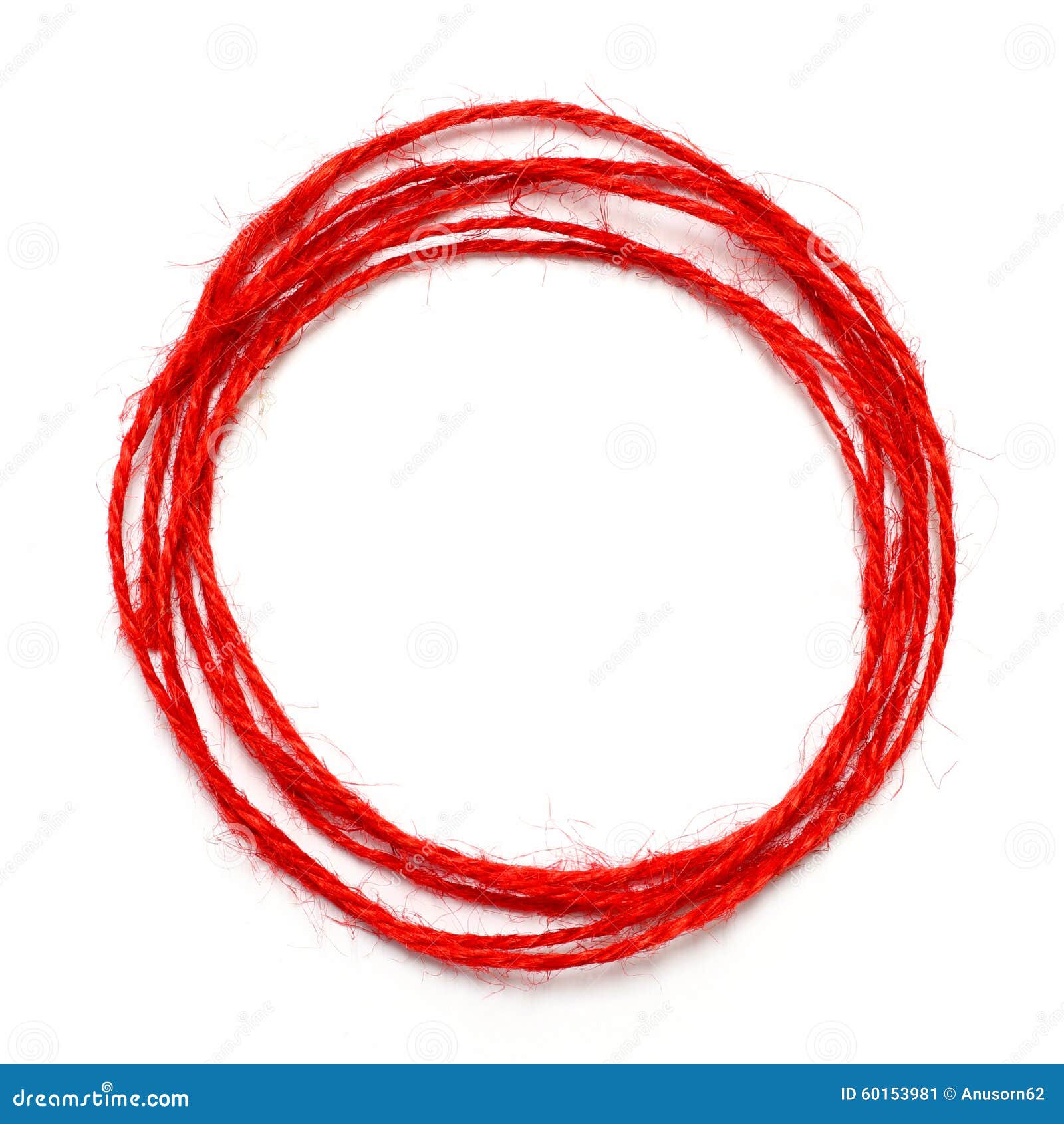 Red string circle stock image. Image of line, cord, rope - 60153981