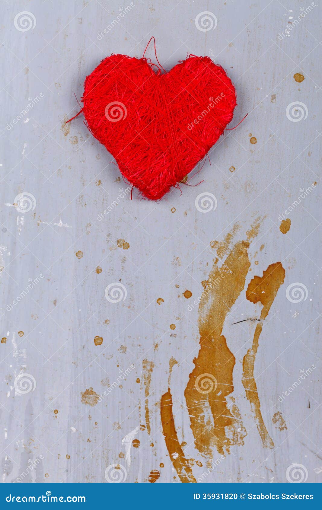 Red string heart, concept stock photo. Image of background - 35931820