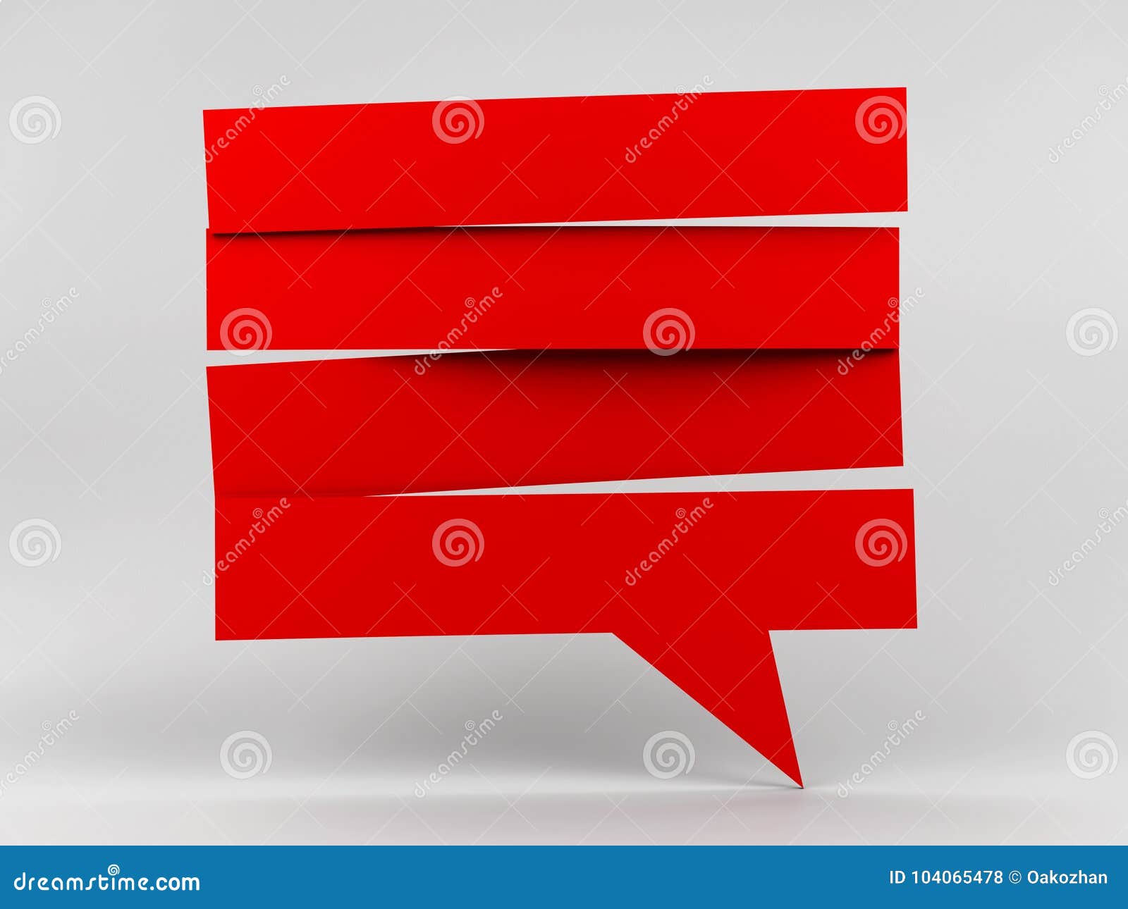 Speech Bubble Strip Blank 2 Stock Illustration - Illustration of ...