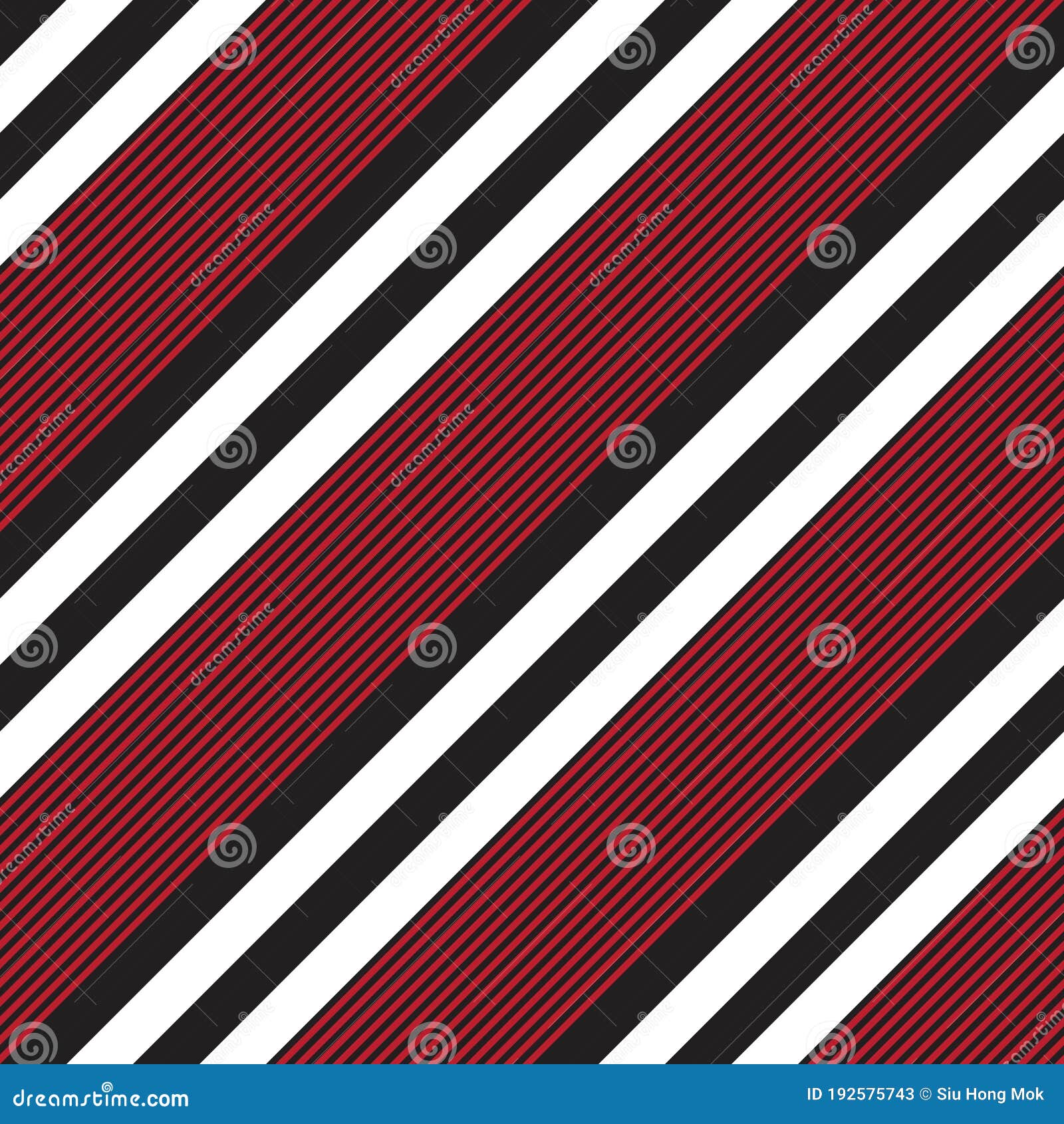 Red Stripe Seamless Pattern Background in Diagonal Style Stock Vector ...