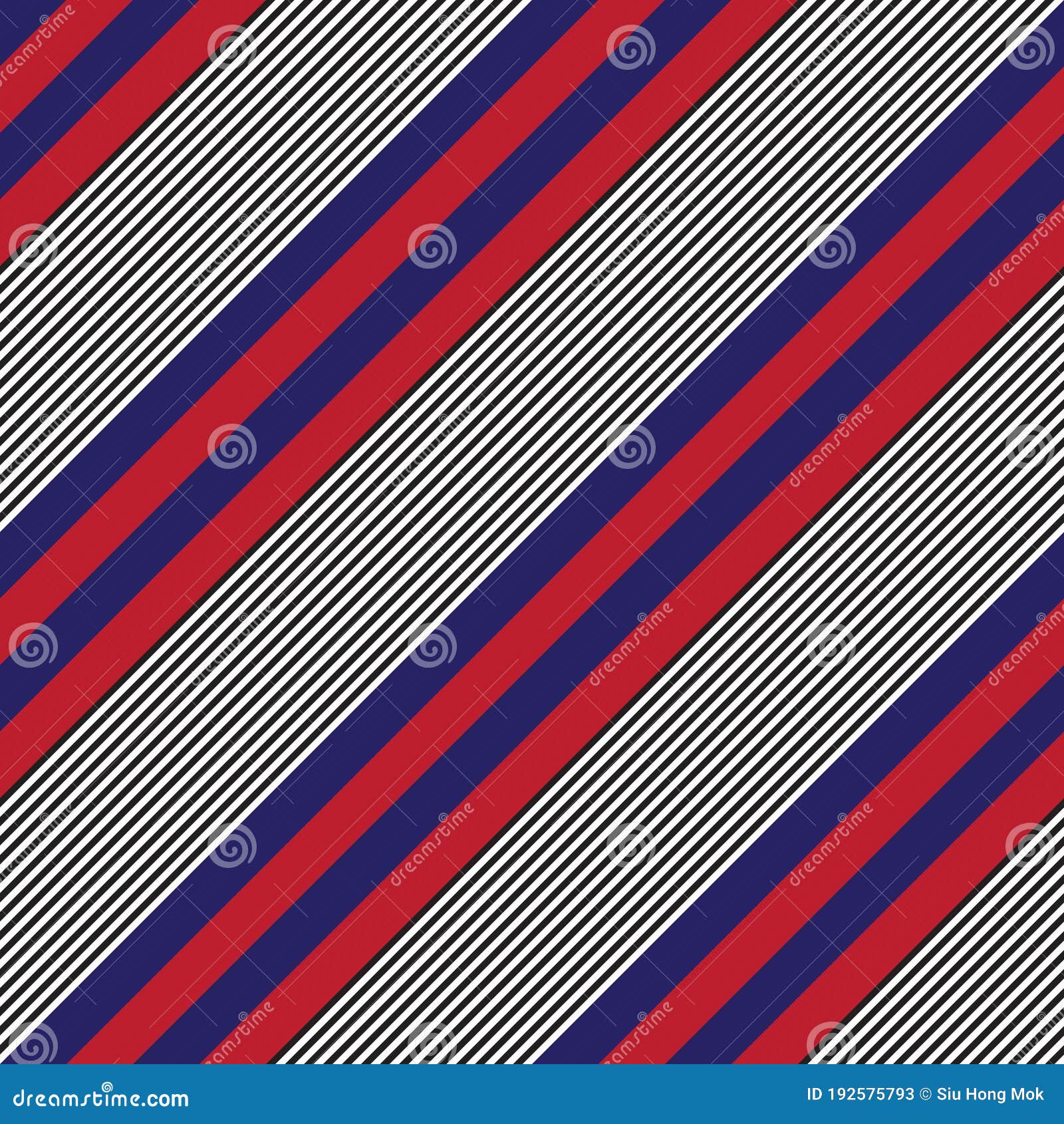 Red Stripe Seamless Pattern Background in Diagonal Style Stock Vector ...