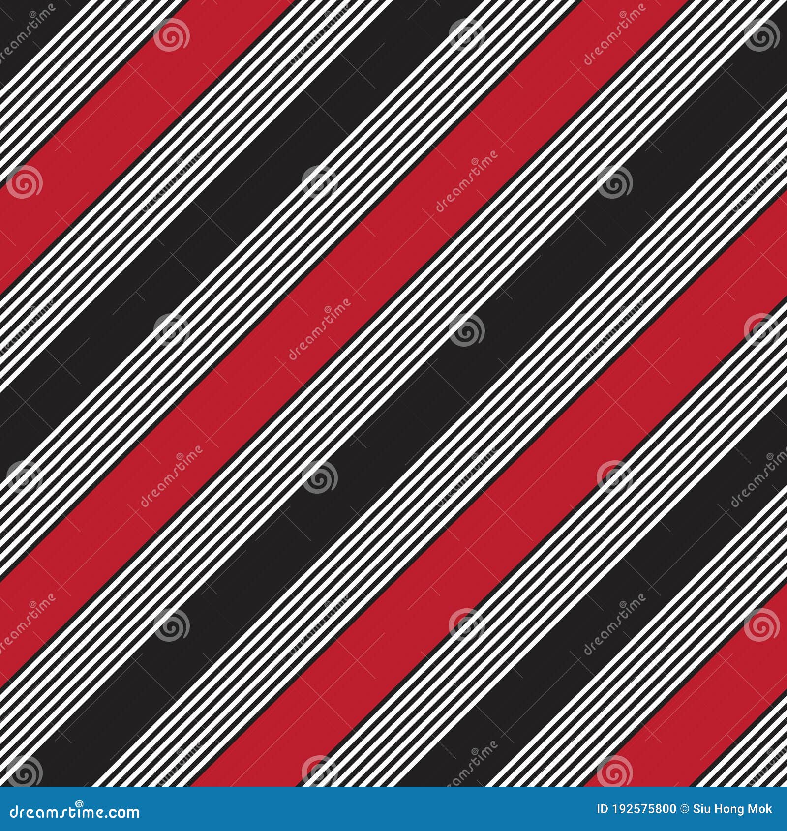 Red Stripe Seamless Pattern Background in Diagonal Style Stock Vector ...