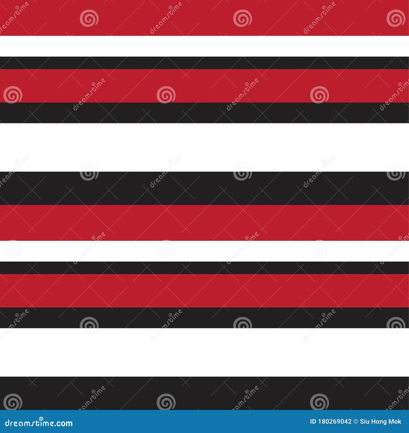 Red Stripe Seamless Pattern Background in Horizontal Style Stock Vector ...