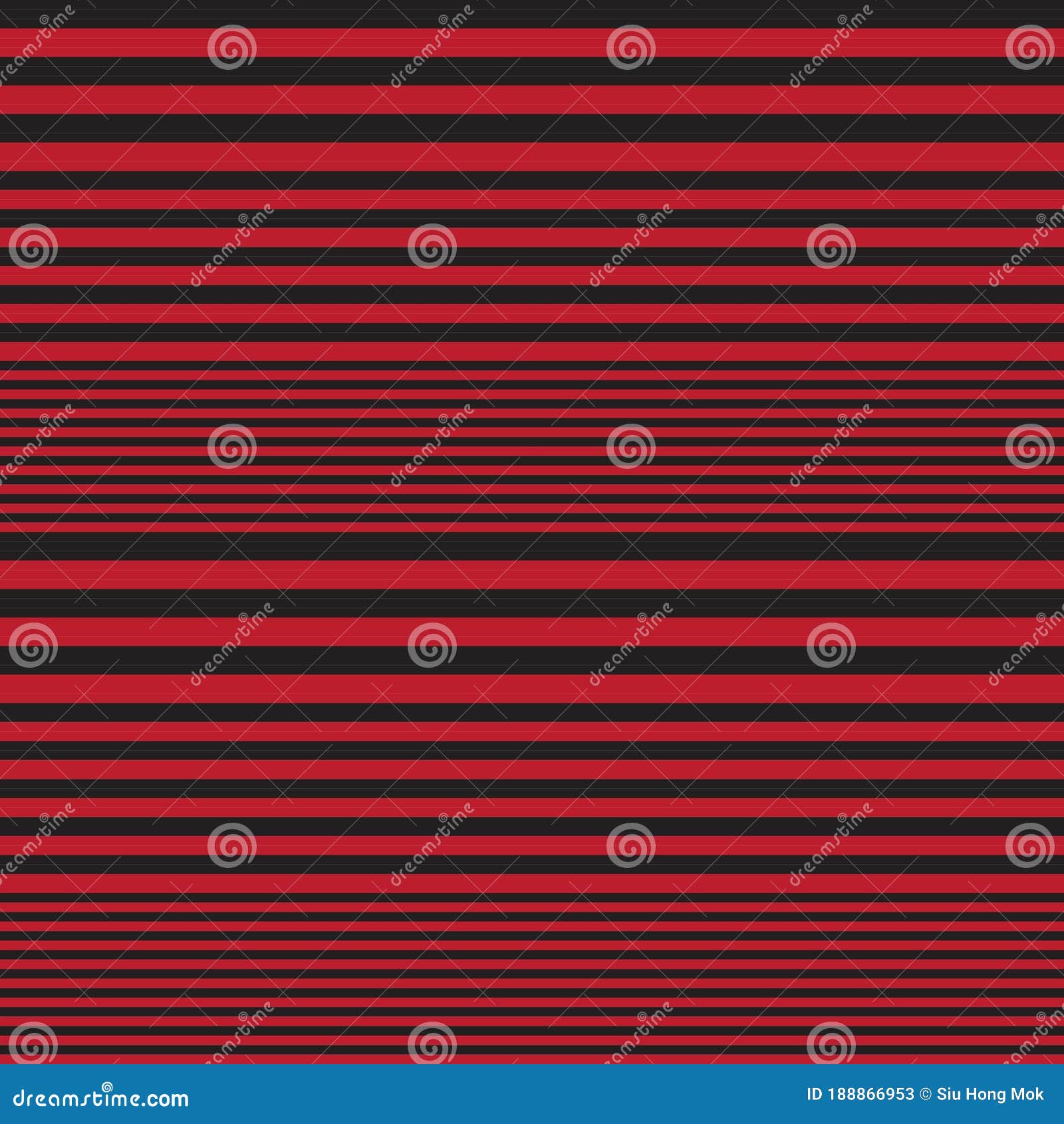 Red Stripe Seamless Pattern Background in Horizontal Style Stock Vector ...