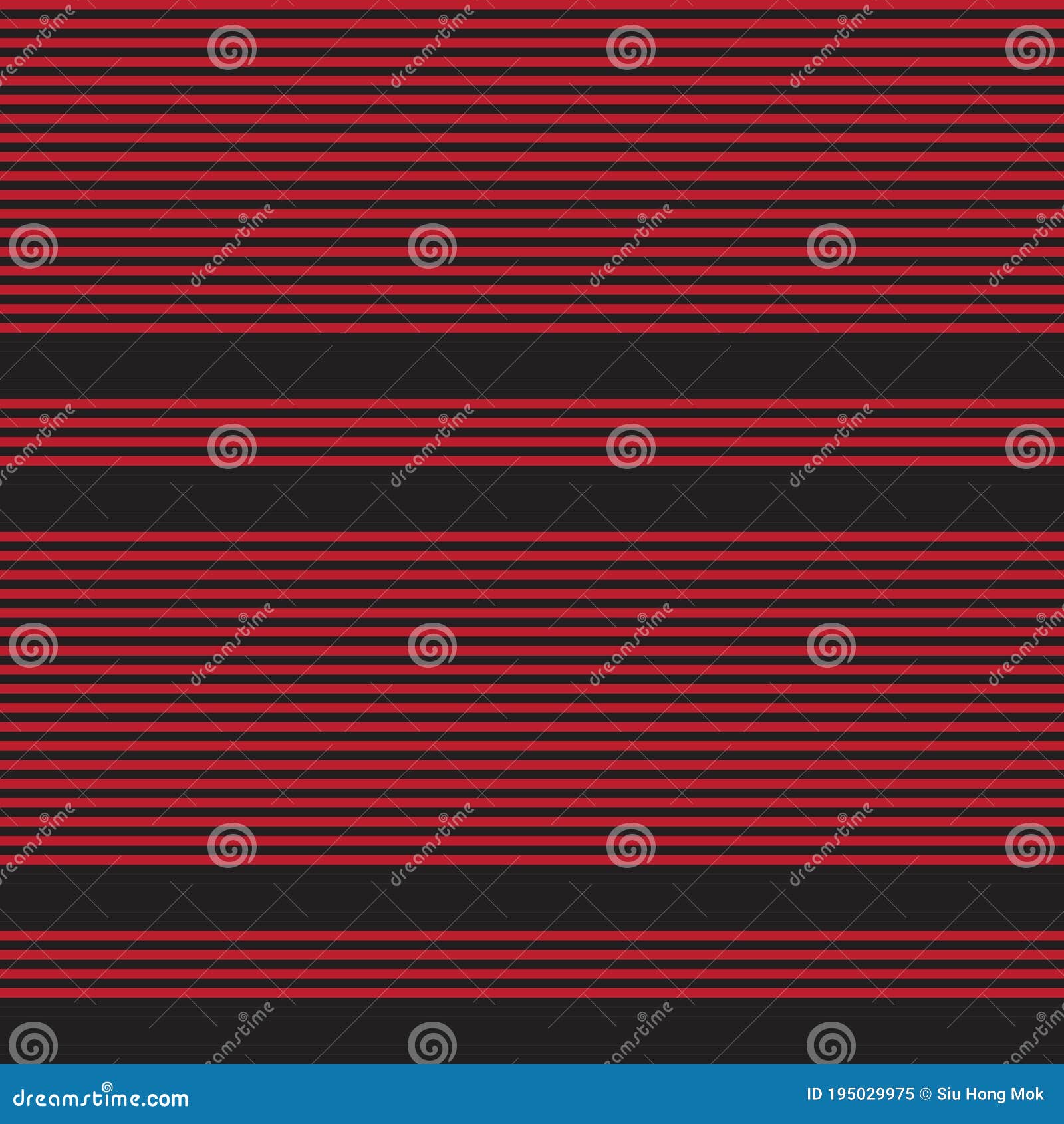 Red Stripe Seamless Pattern Background in Horizontal Style Stock Vector ...