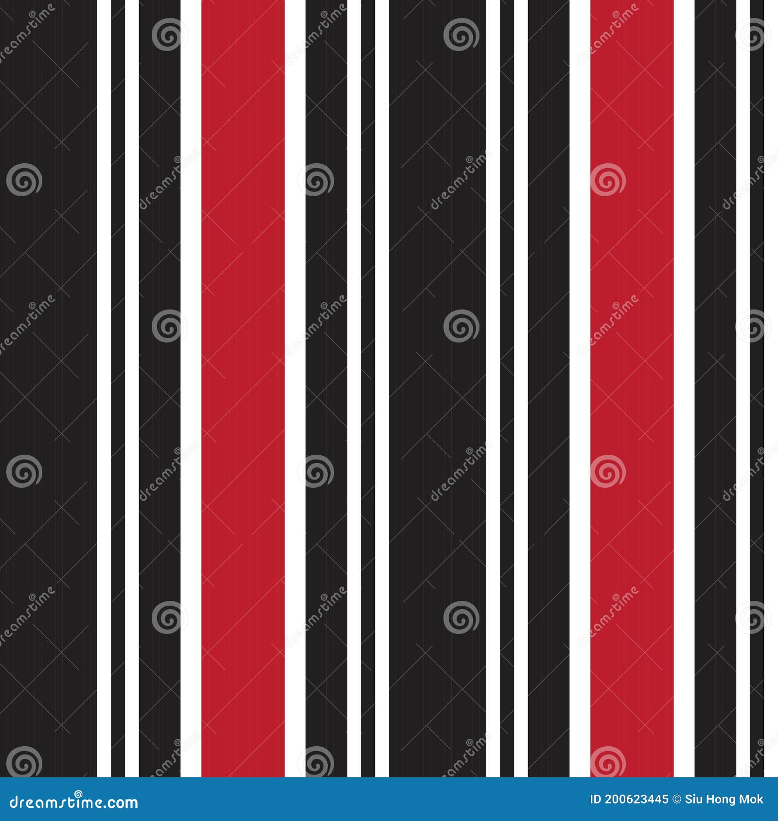 Red Stripe Seamless Pattern Background in Vertical Style Stock Vector ...
