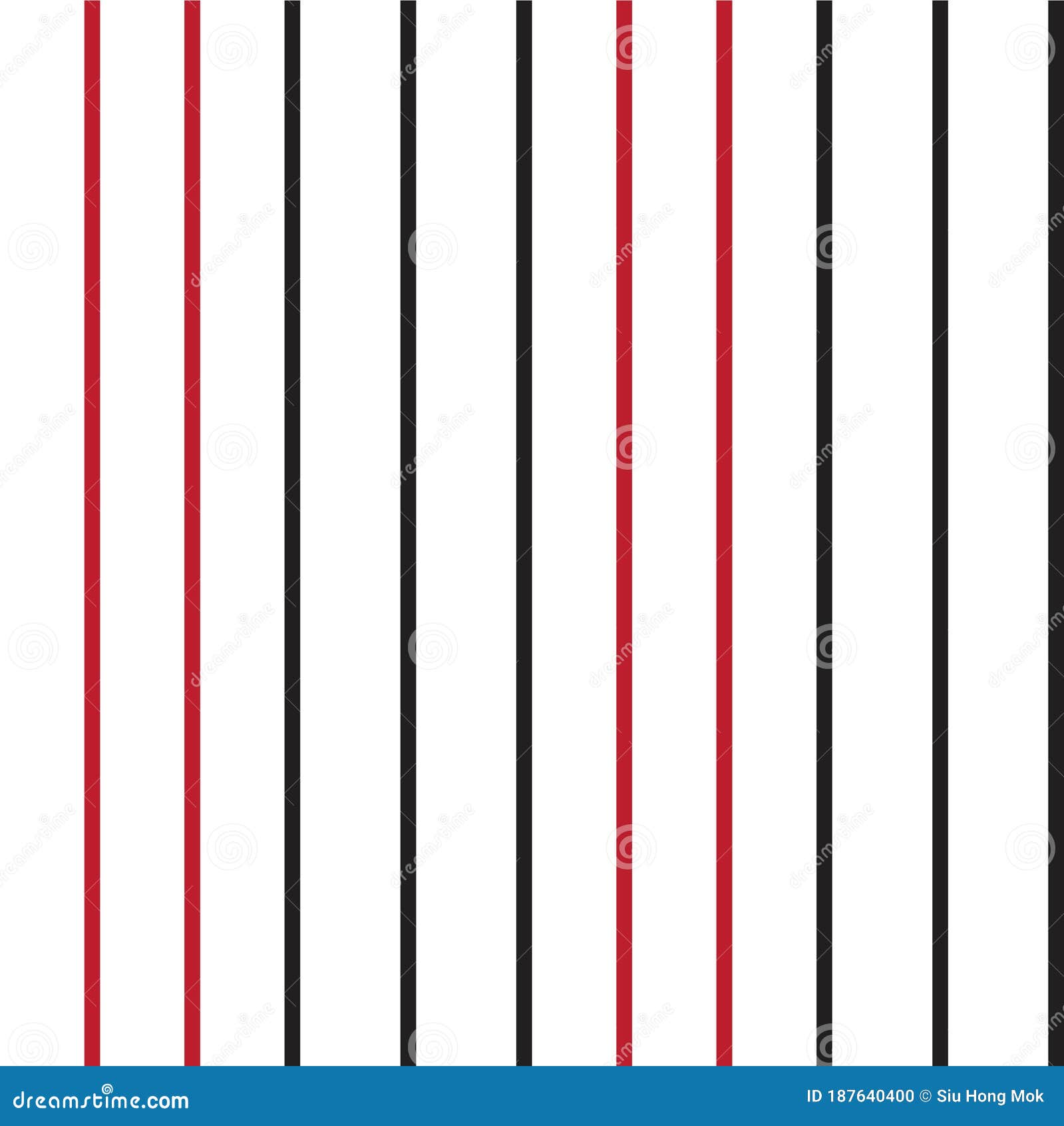 Red Stripe Seamless Pattern Background in Vertical Style Stock Vector ...