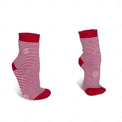 Red striped Socks stock photo. Image of cute, year, girl - 22198206