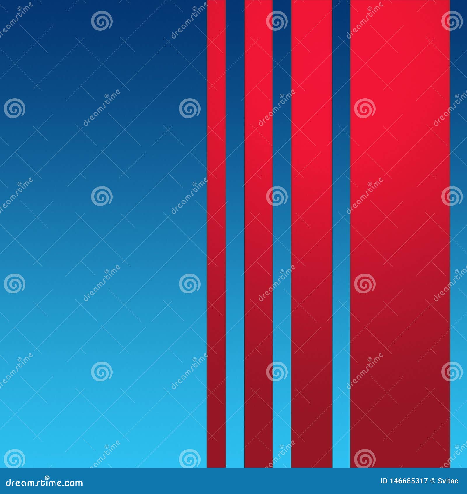 Red Stripes on Blue Background, High Resolution Illustration Stock ...