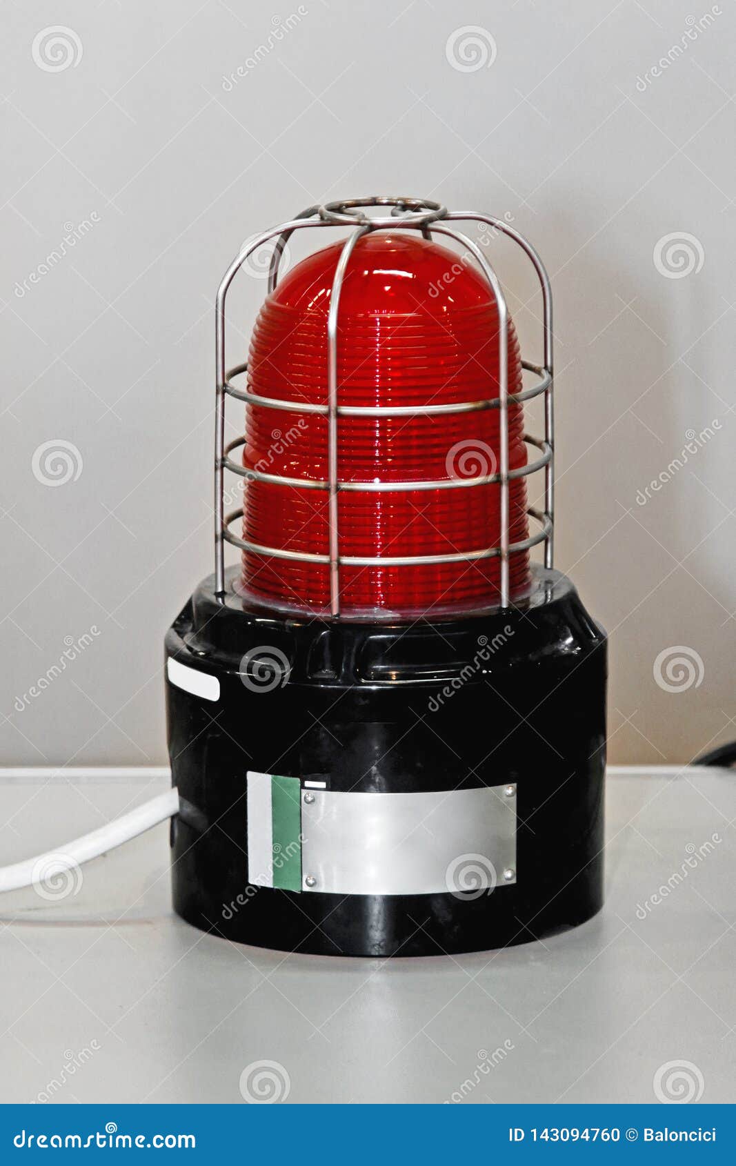 Red Strobe Light stock photo. Image of strobe, flashing - 143094760