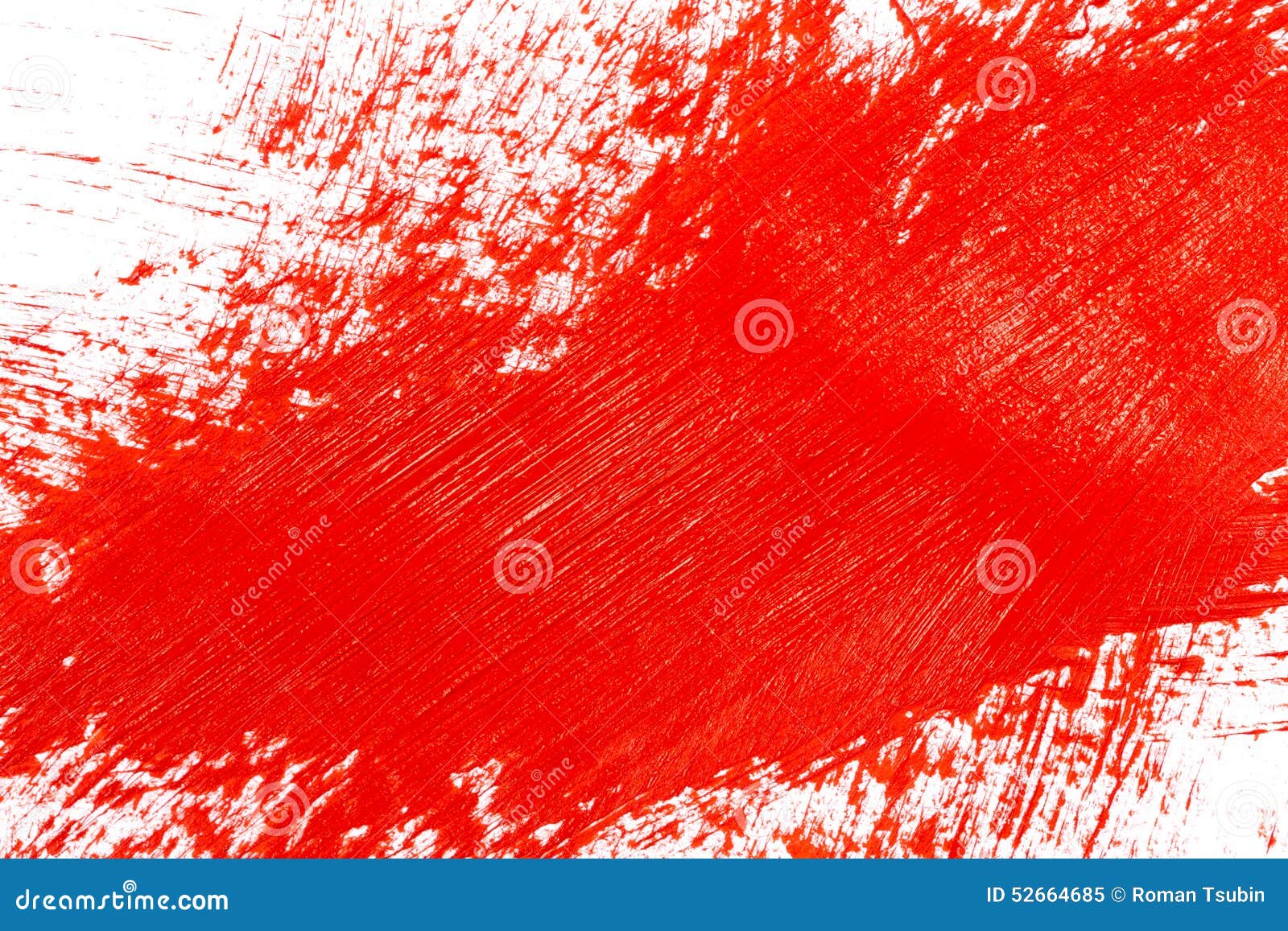 Red Stroke of the Paint Brush Stock Image - Image of craft, child: 52664685