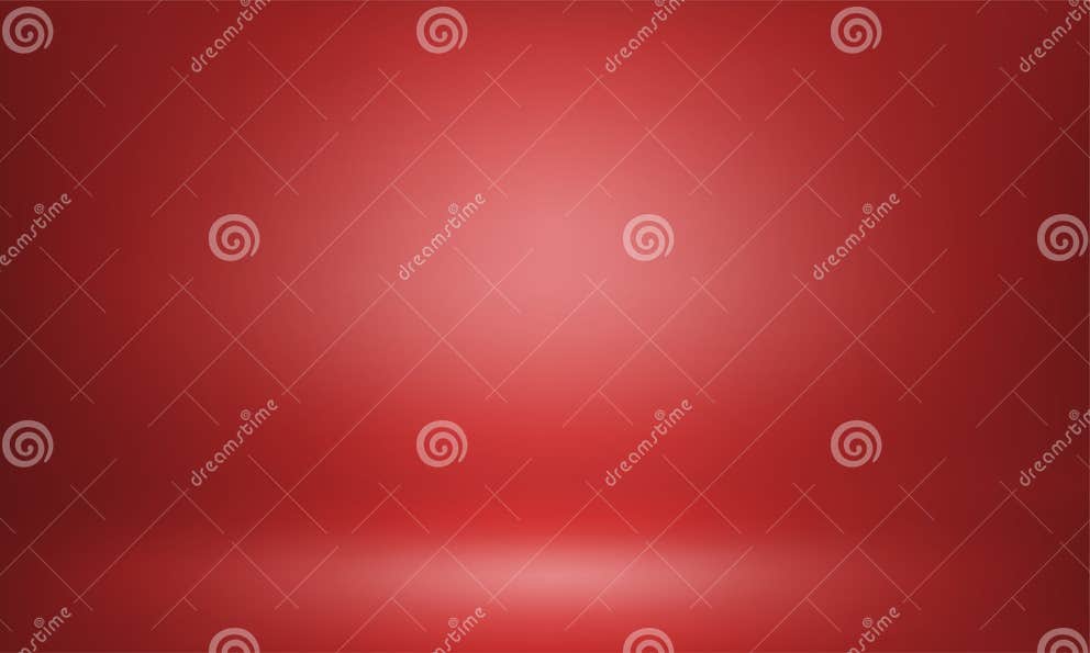 Red Studio Background or Backdrop 3D Room Lightbox Stock Vector ...