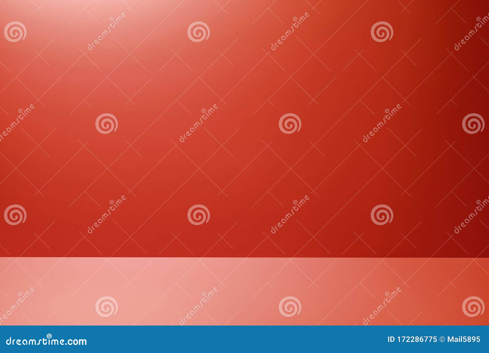 Red Studio Background for Product Placement Stock Illustration ...