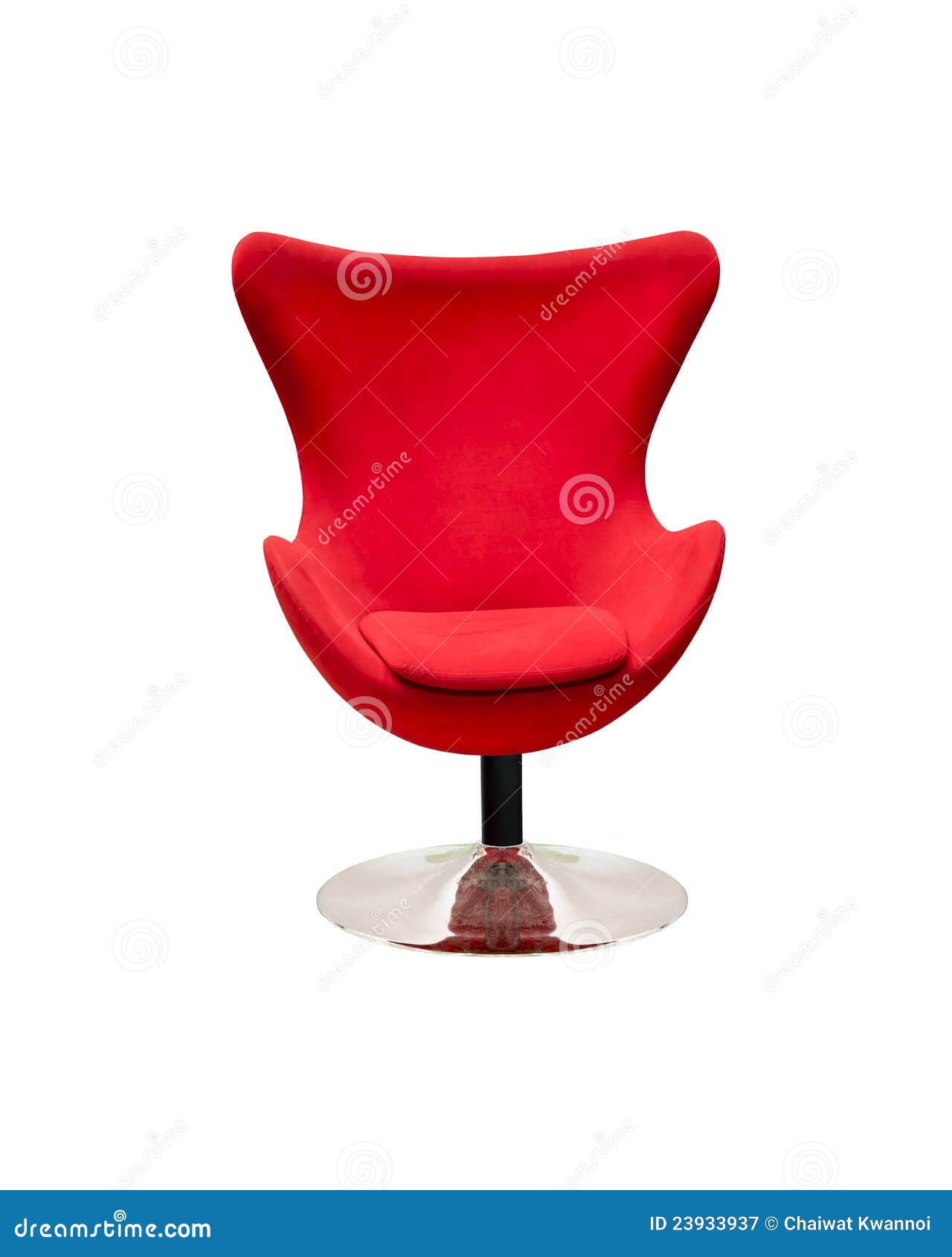 Red Stylish Chair stock image. Image of relax, indoor - 23933937