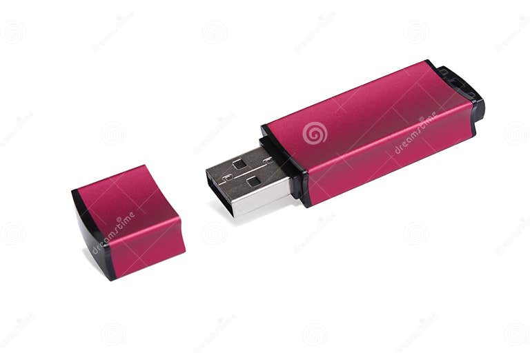 Red stylish flash drive stock photo. Image of flash, card - 15294278